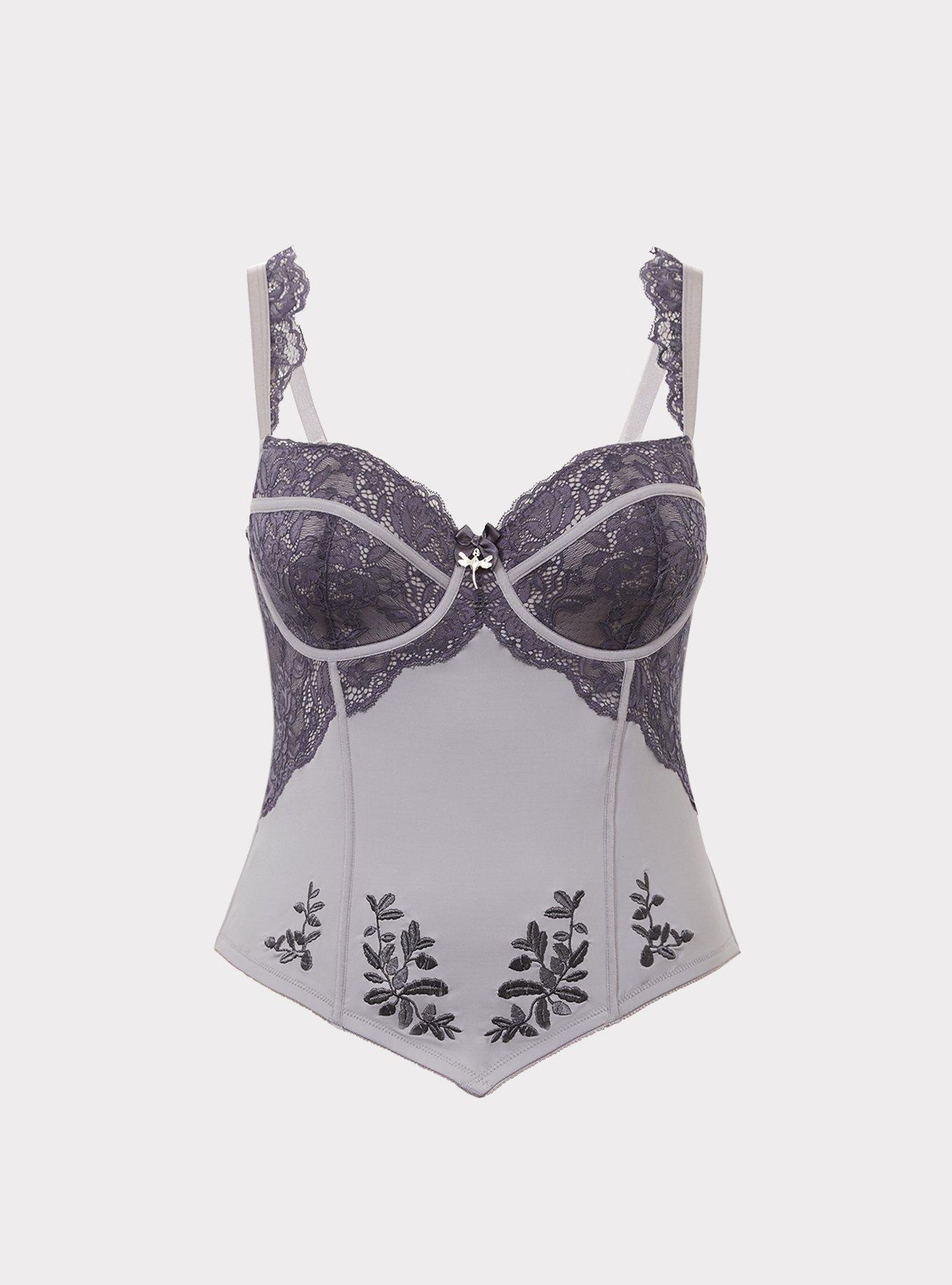 Plus Size - Outlander Dragonfly Lace Bustier - Torrid