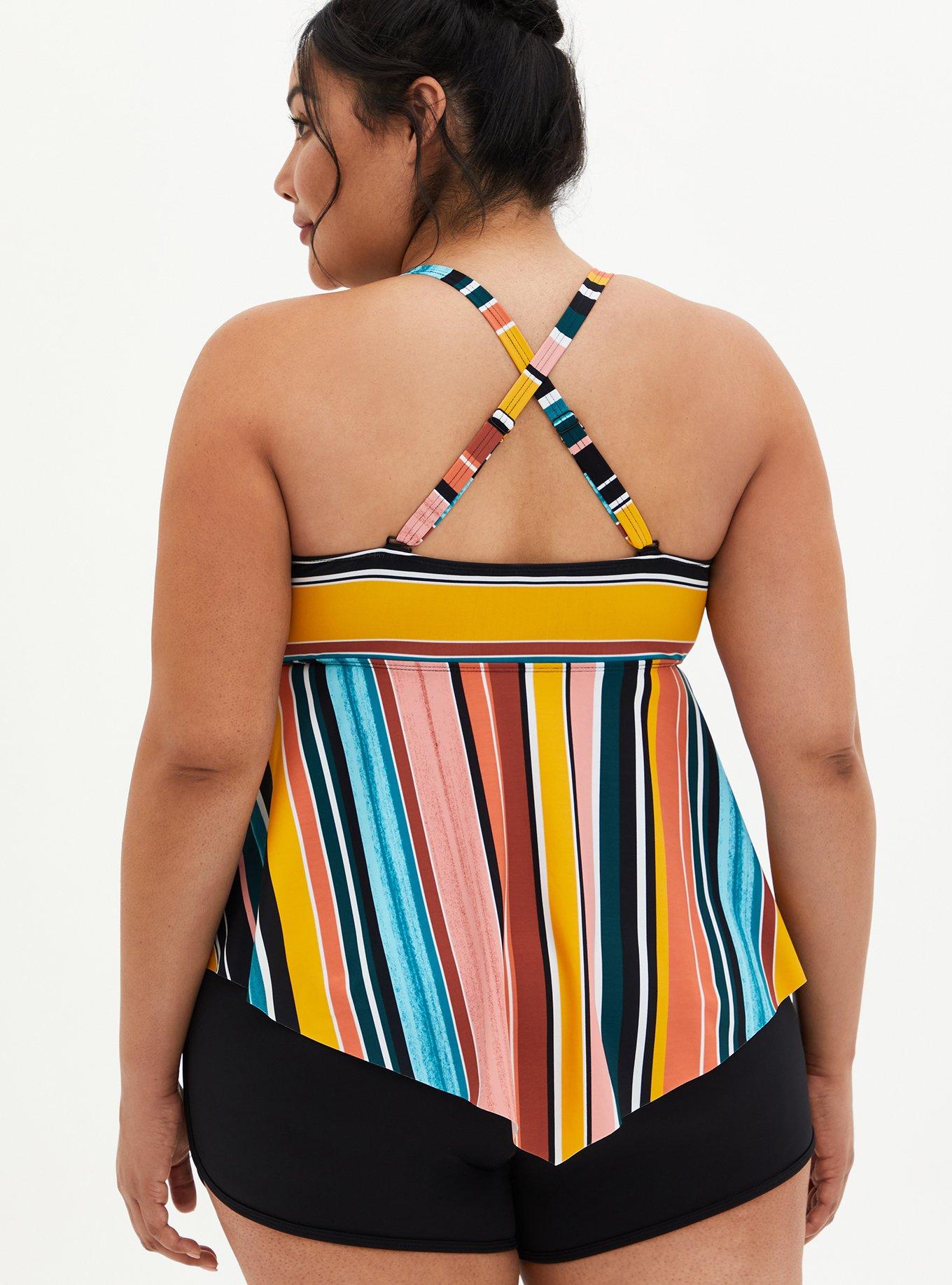 Plus Size - Wireless V-Neck Tankini - Torrid
