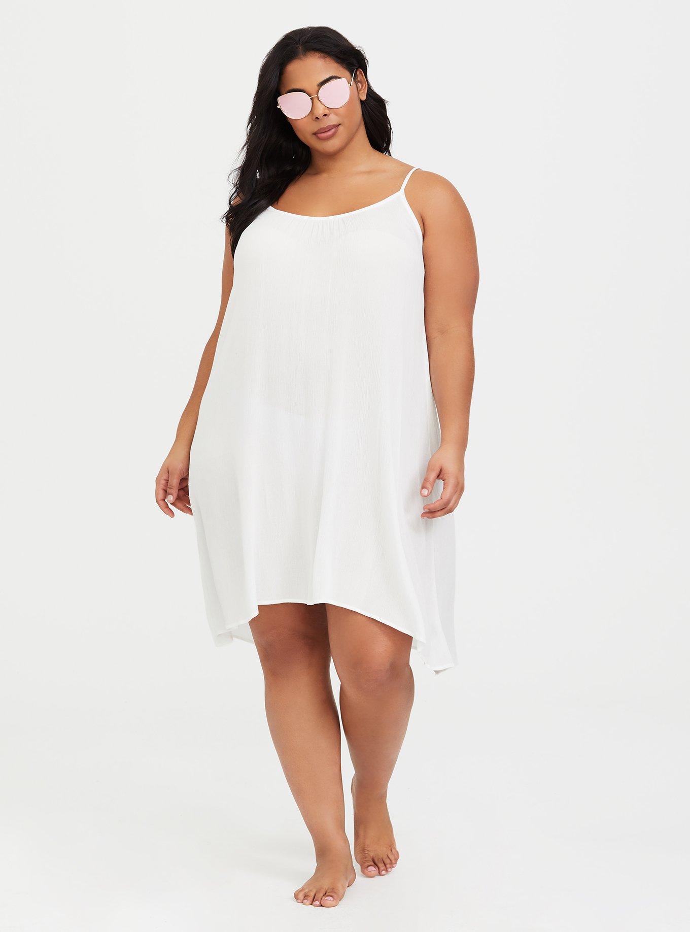 Plus Size - Ivory Gauze Cover-Up - Torrid