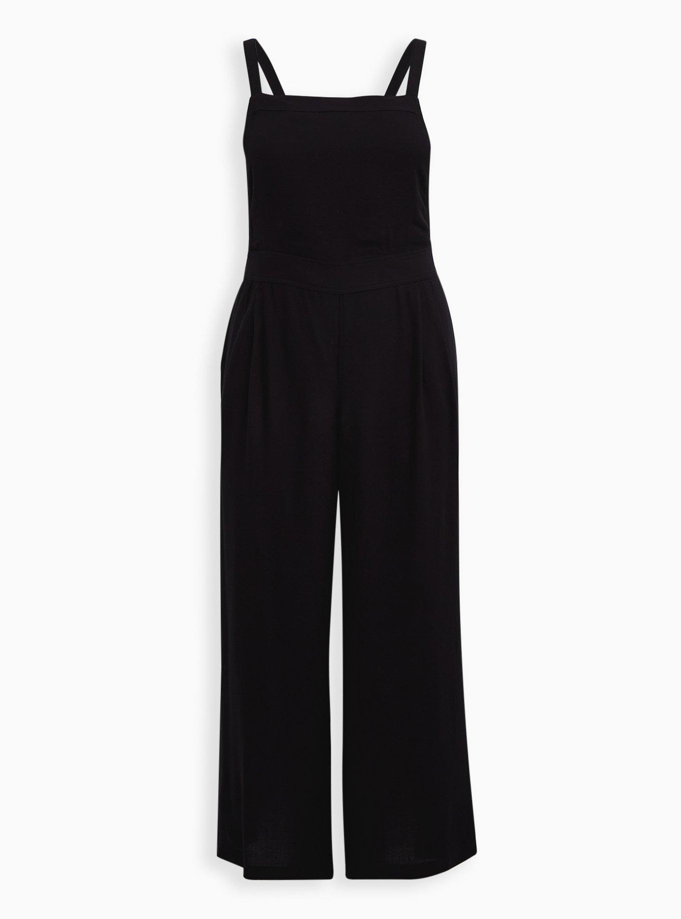 Plus Size - Wide Leg Stretch Crepe Jumper - Torrid