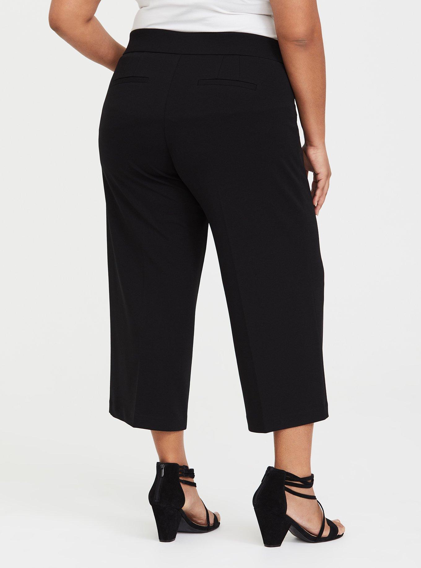 Plus Size - Black Culotte Pant - Torrid