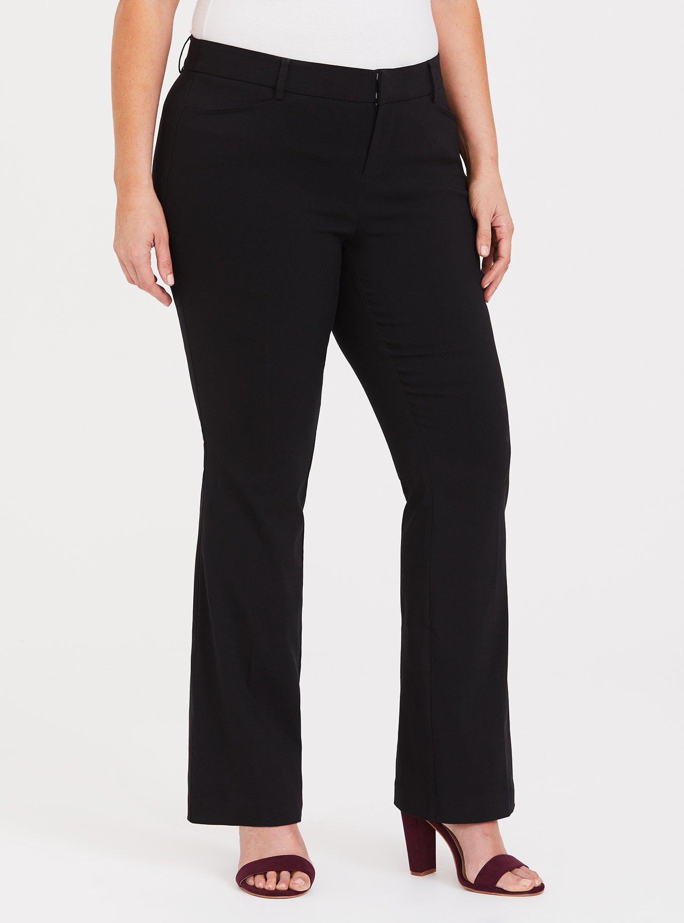 Plus Size - Modern Millennium Stretch Slim Boot Pant - Black - Torrid