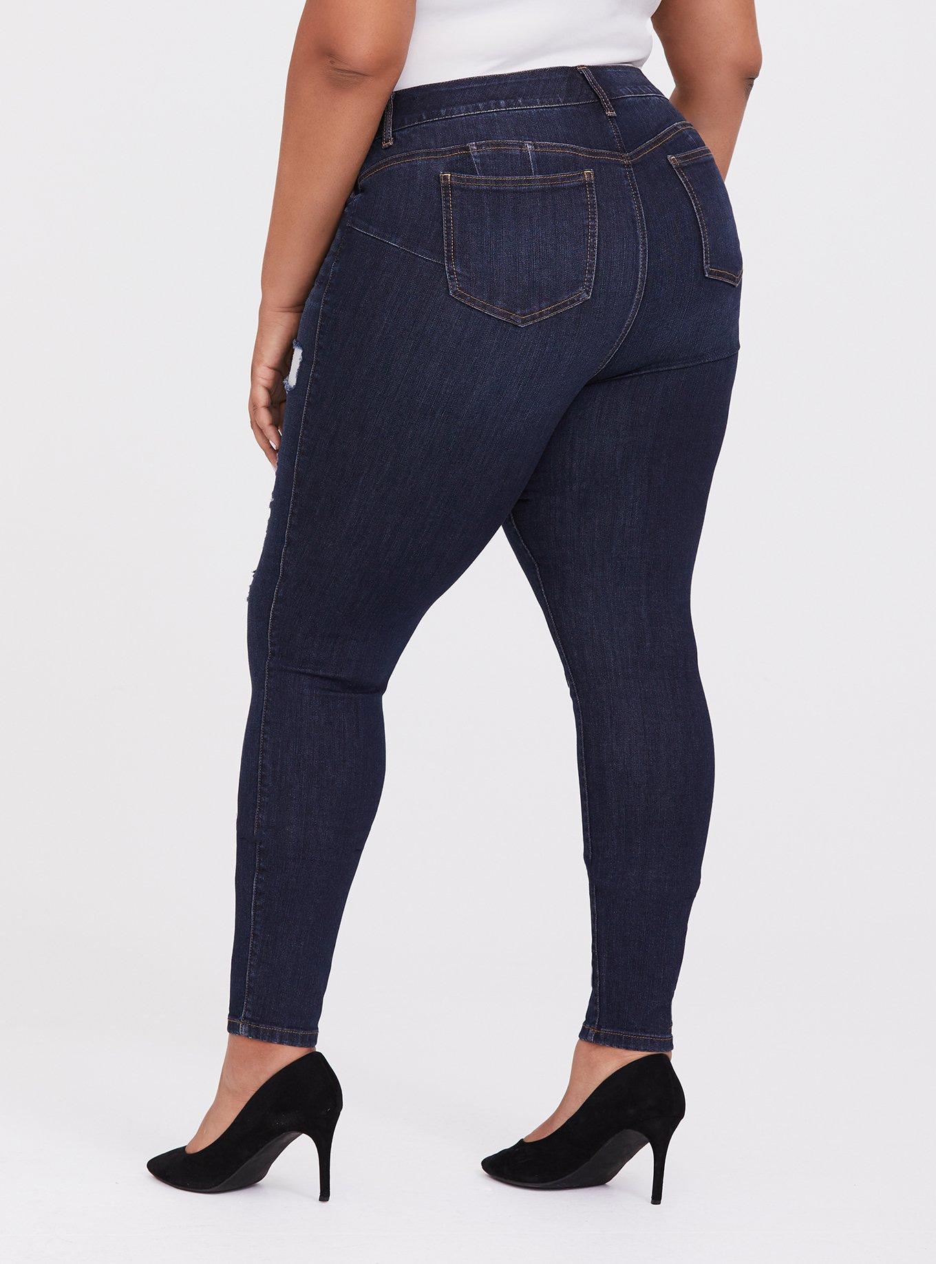 Plus Size - Bombshell Skinny Jean - Premium Stretch Dark Wash - Torrid