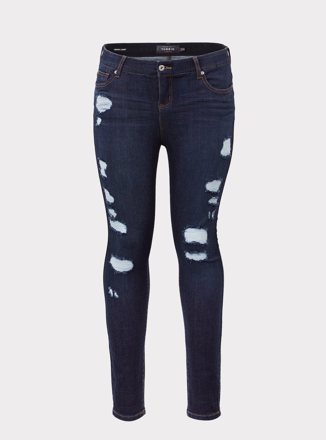 Plus Size - Bombshell Skinny Jean - Premium Stretch Dark Wash - Torrid
