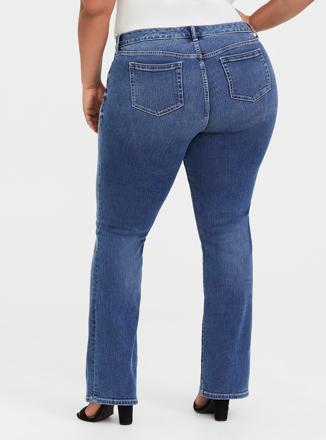 Plus Size - Relaxed Boot Jean - Vintage Stretch Medium Wash - Torrid