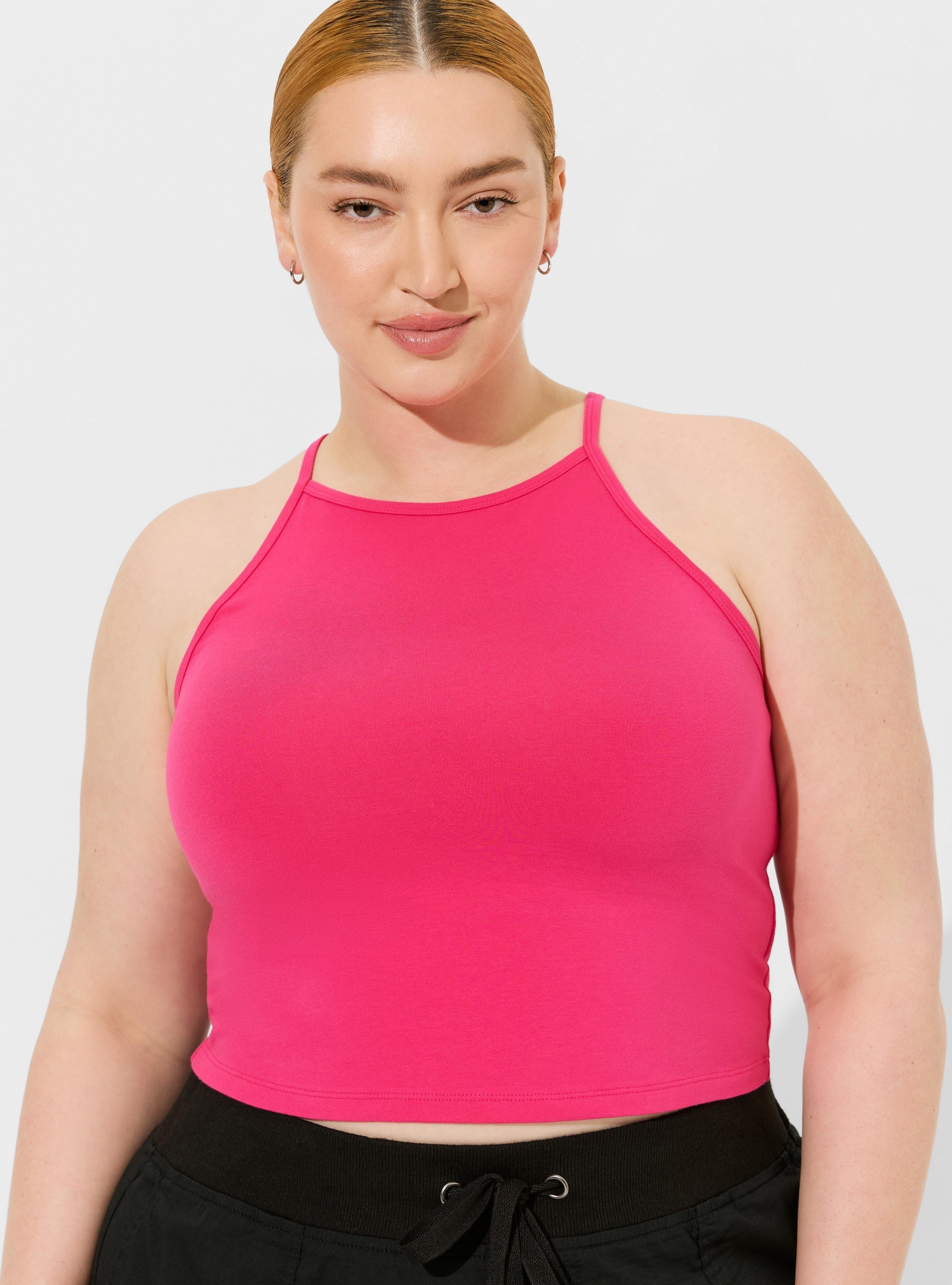 Plus Size - Foxy High Neck Crop Top - Torrid