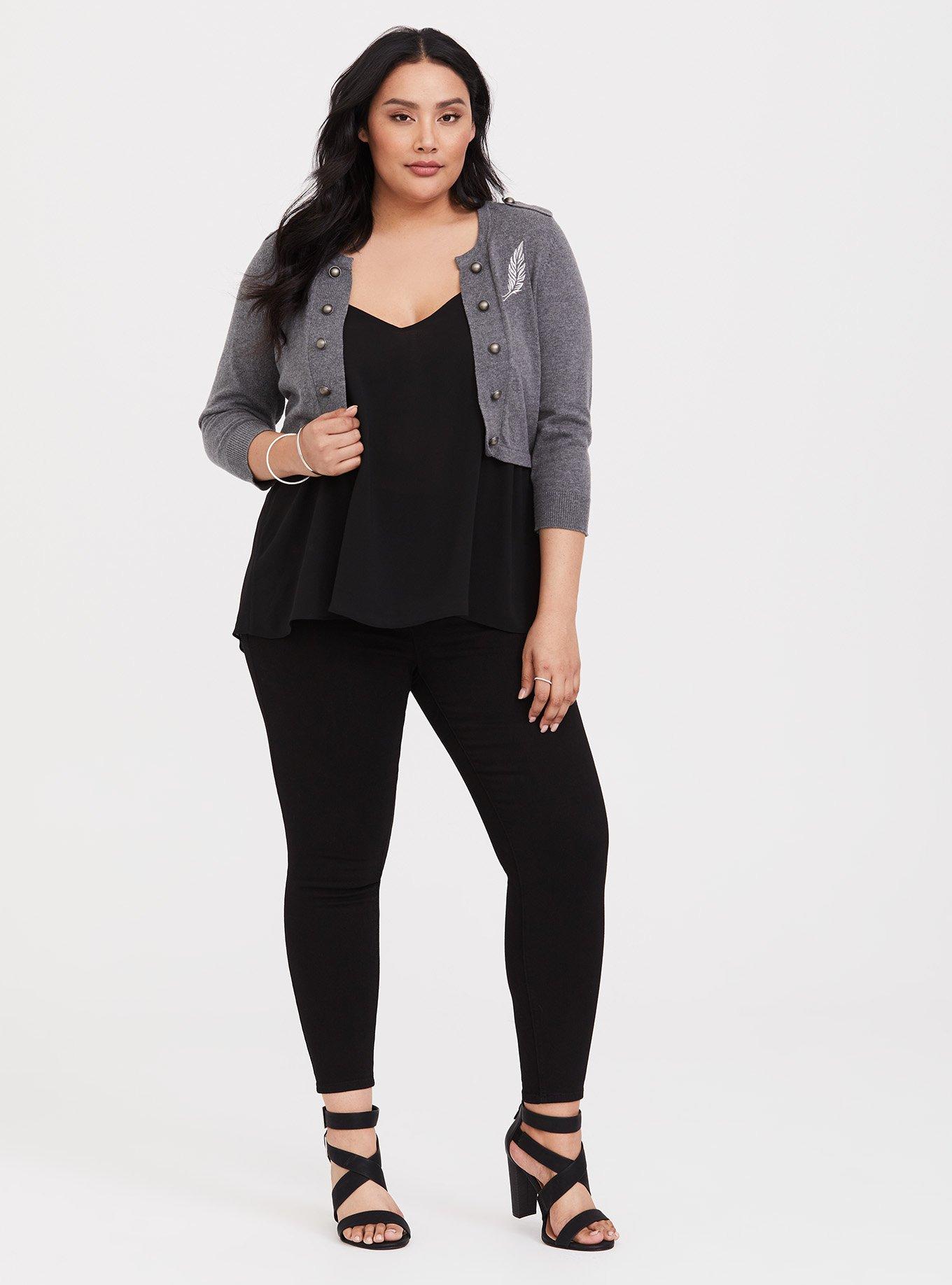 Plus Size - Her Universe Disney Dumbo Circus Feather Embroidered Shrug ...