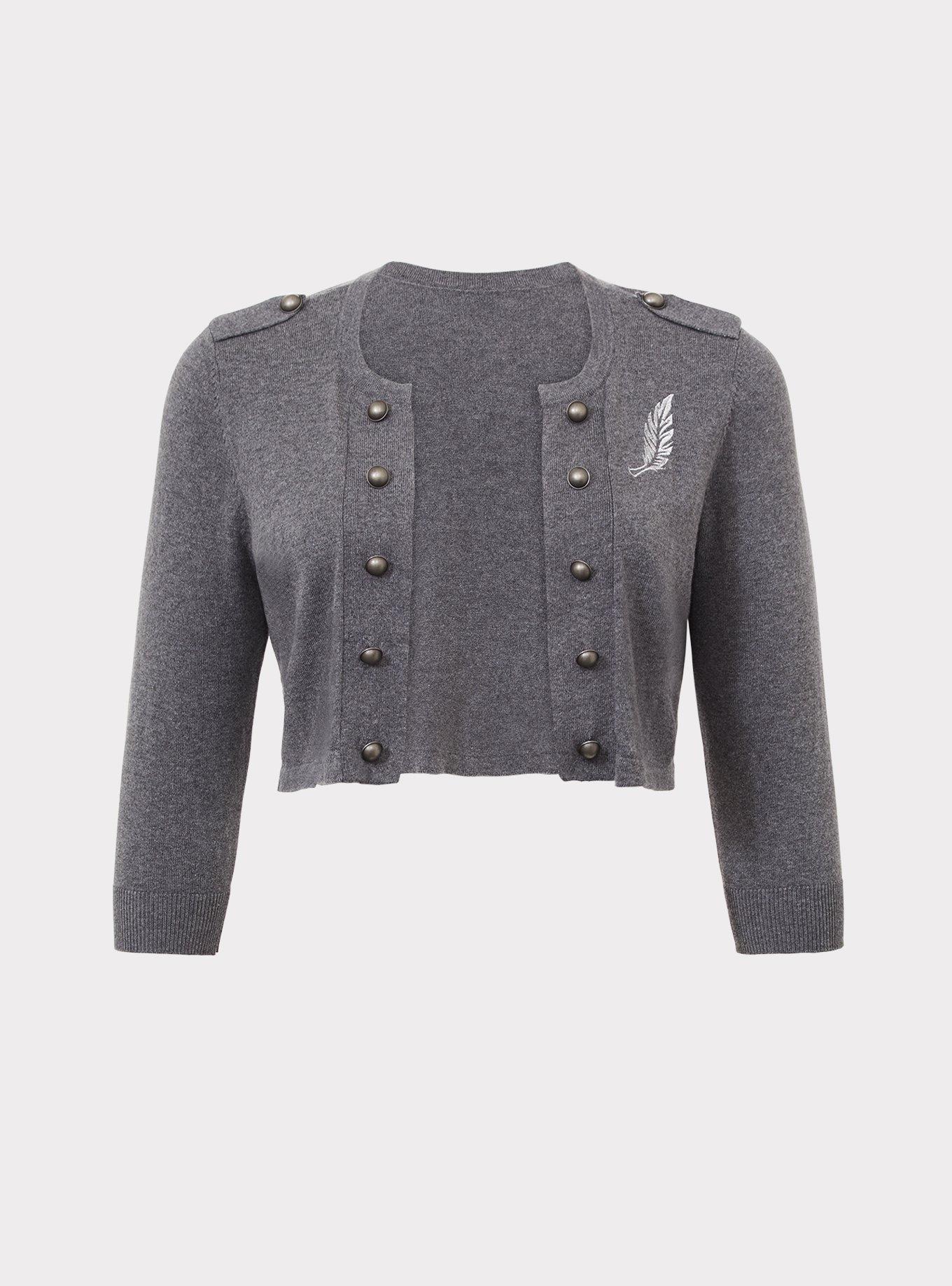 Plus Size - Her Universe Disney Dumbo Circus Feather Embroidered Shrug ...