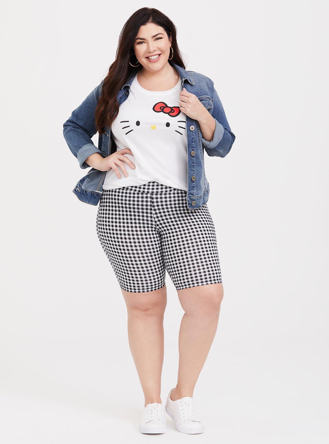 Plus Size - Hello Kitty White Slim FIt Tee - Torrid