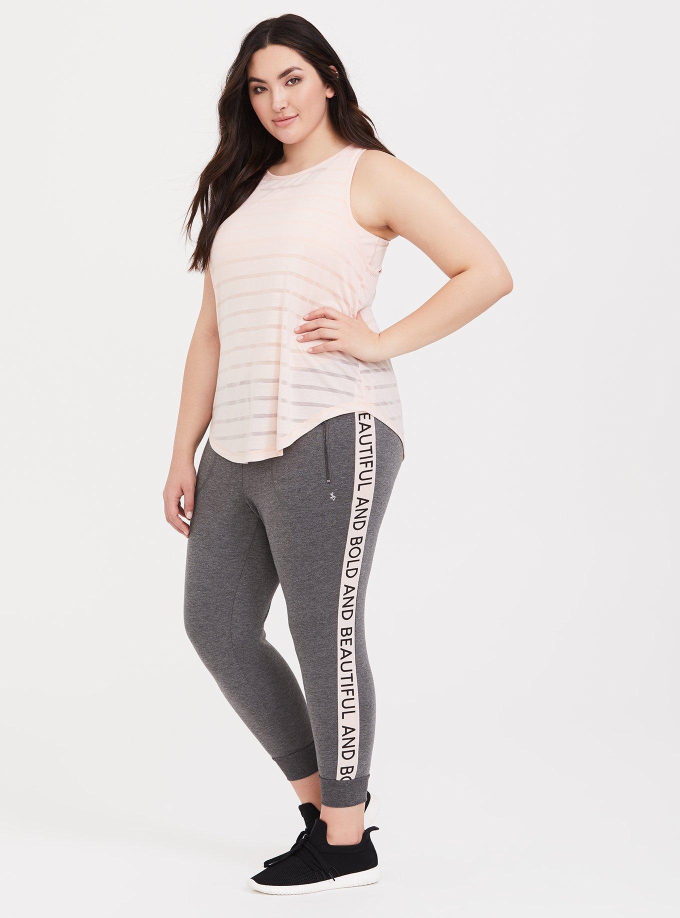 Plus Size - Grey Bold and Beautiful Active Jogger - Torrid