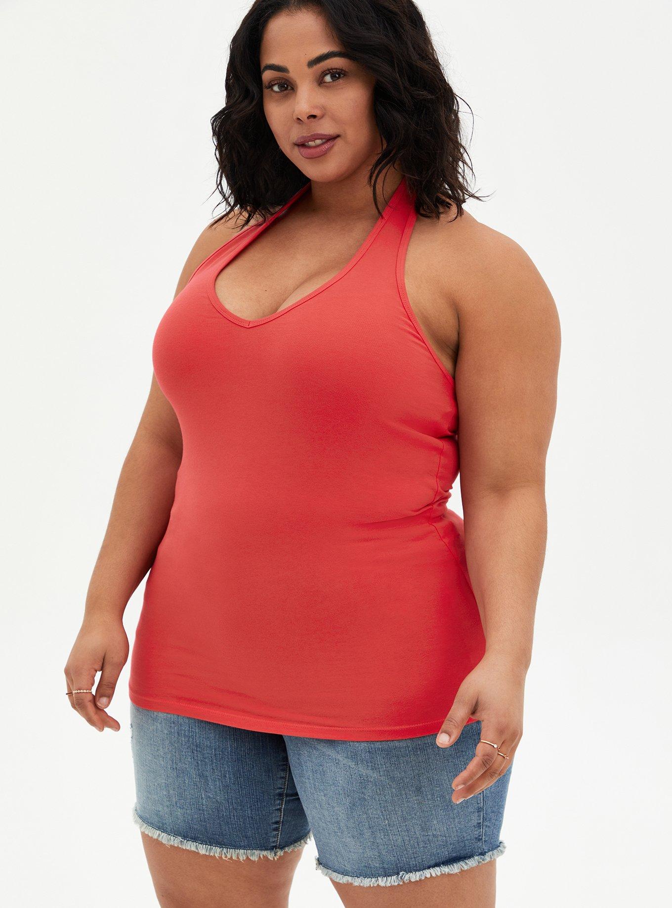Plus Size - Foxy V-Neck Halter Top - Torrid