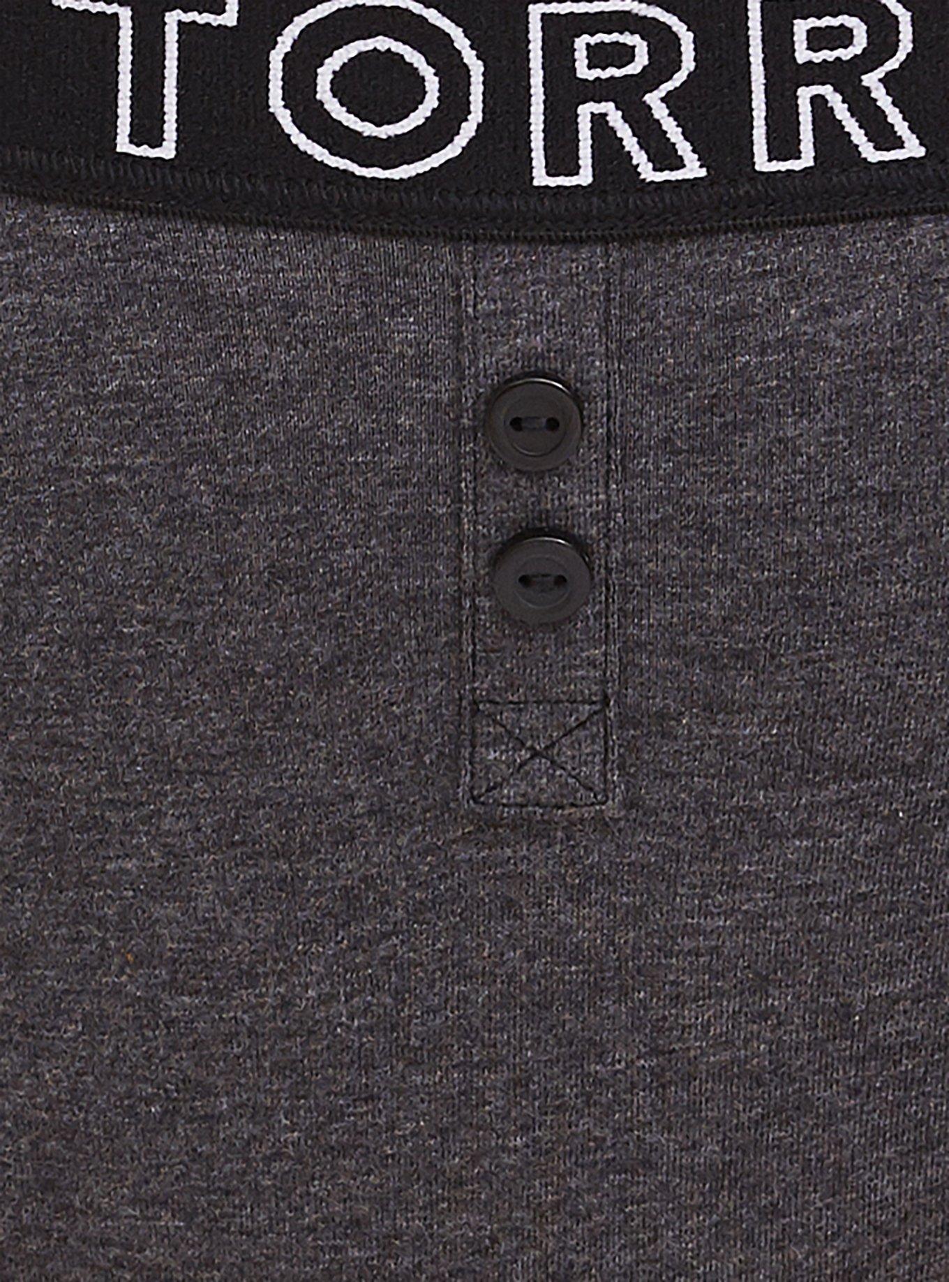 Plus Size - Torrid Logo Charcoal Grey Cotton Boyshort Panty - Torrid