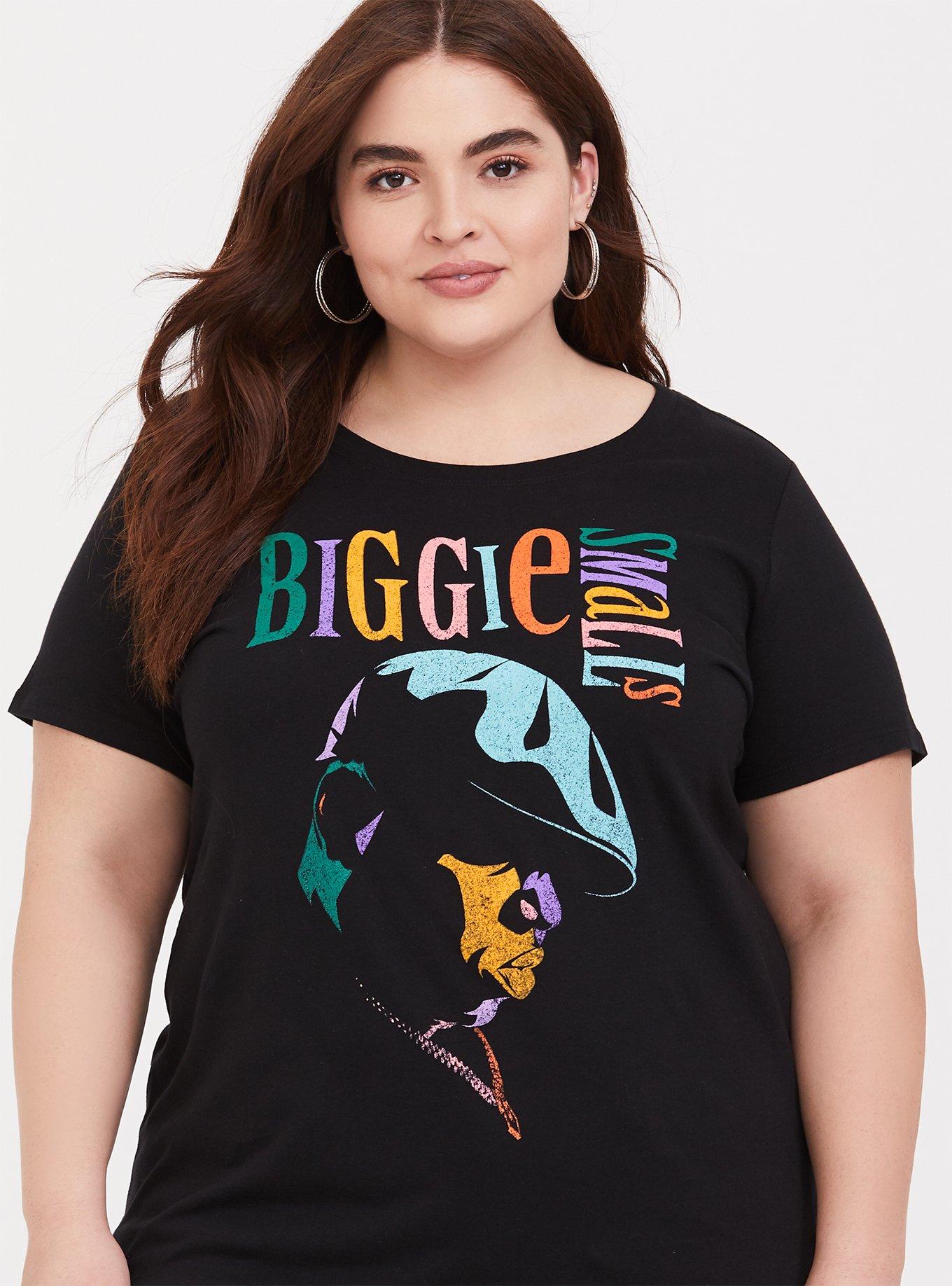 Plus Size - Biggie Smalls Black Slim Fit Tee - Torrid