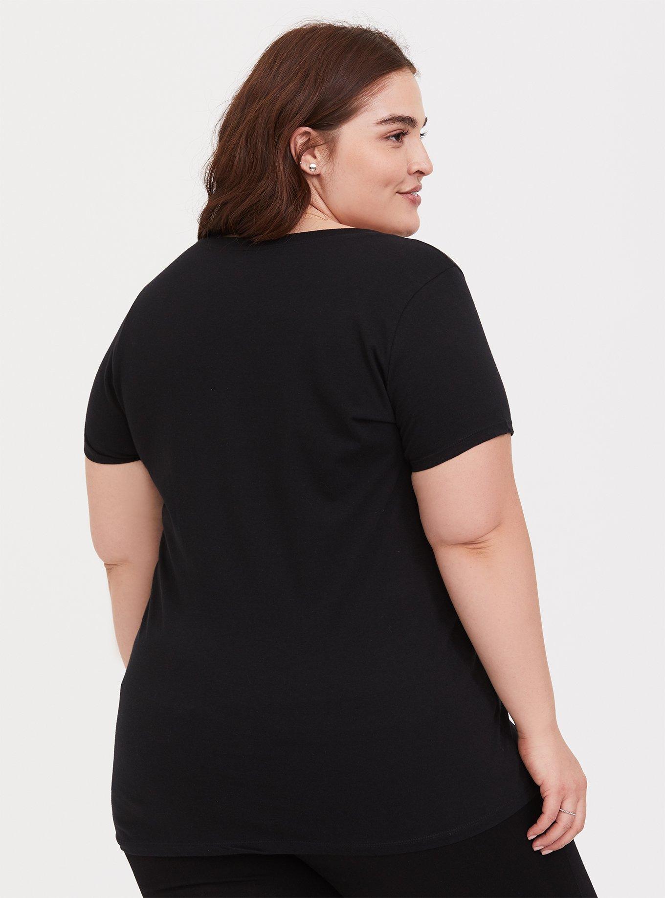 Plus Size - Spider-Man Black Slim Fit Crew Tee - Torrid
