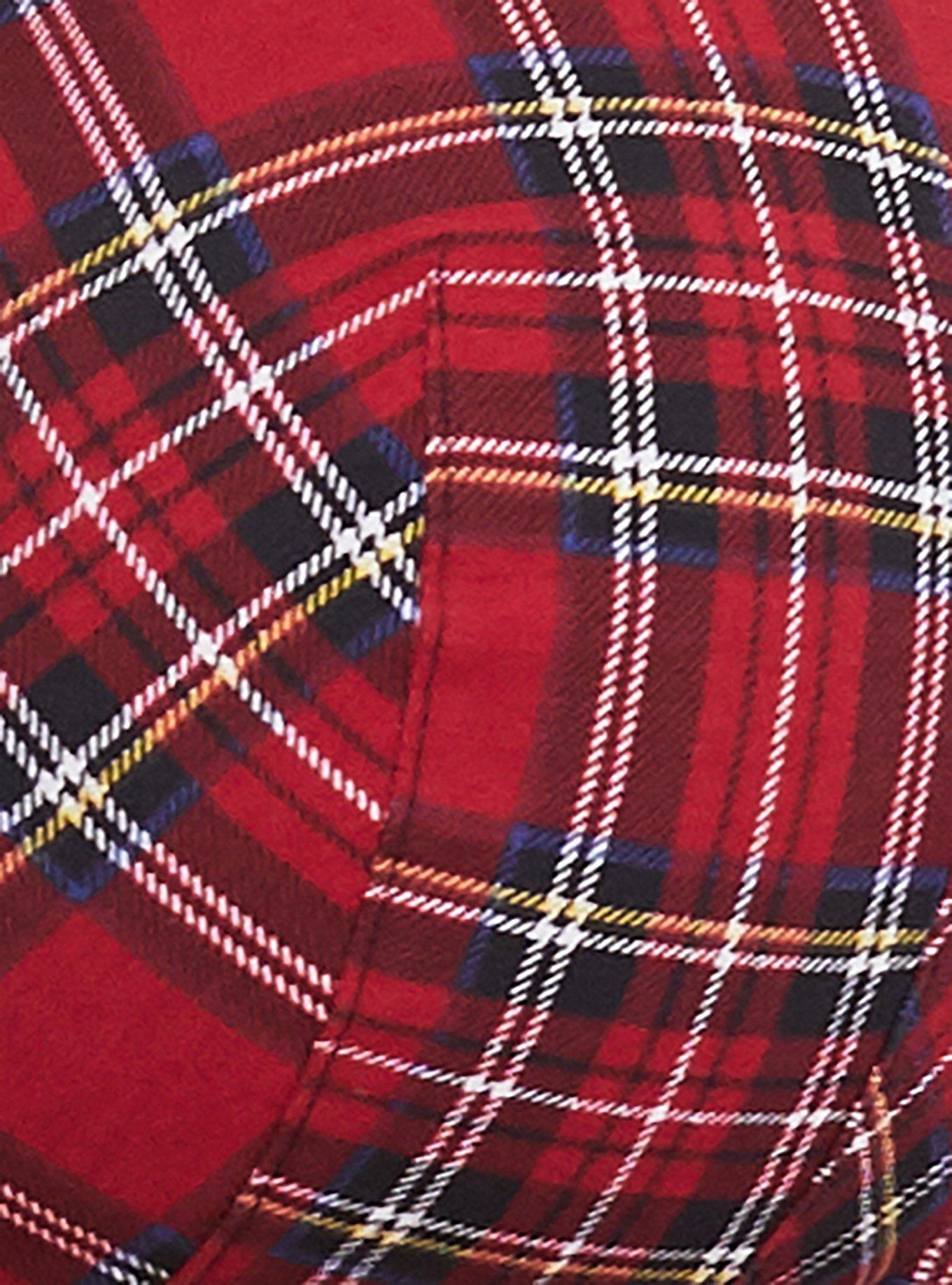 Plus Size - Torrid Logo Red Plaid Cotton Lightly Lined T-Shirt Bra - Torrid