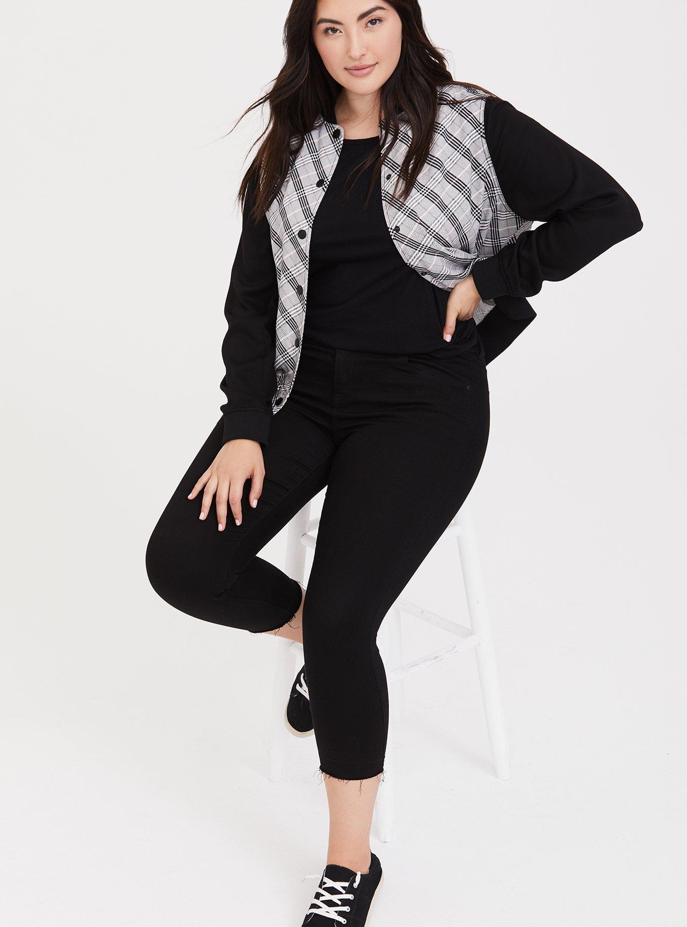 Plus Size - Twill Bomber Jacket - Torrid