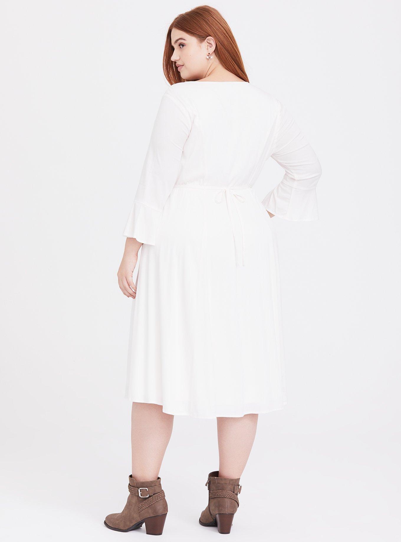 Plus Size - Outlander Claire Ivory Keyhole Dress - Torrid