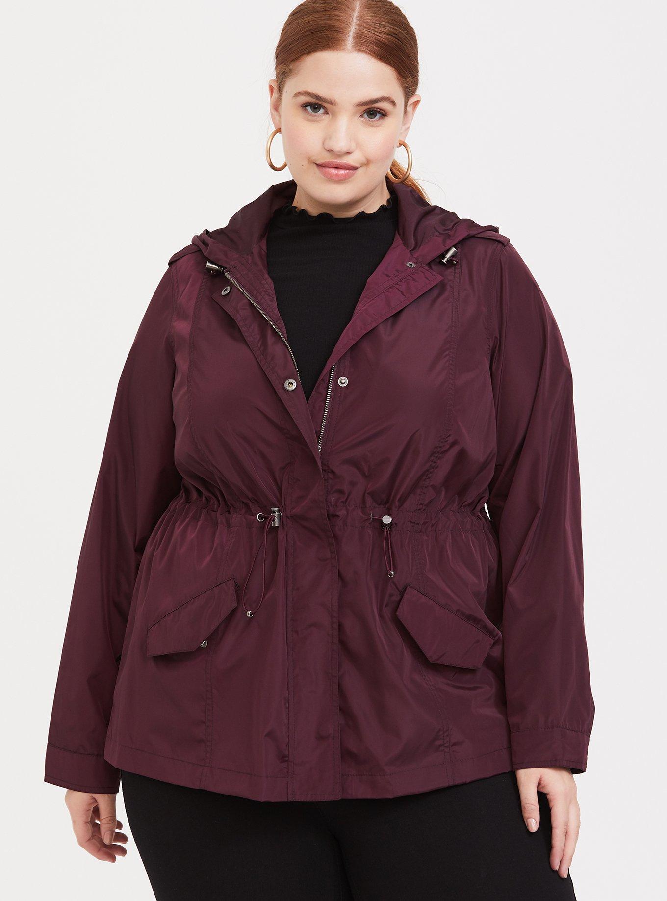 Plus Size - Nylon Rain Jacket - Torrid