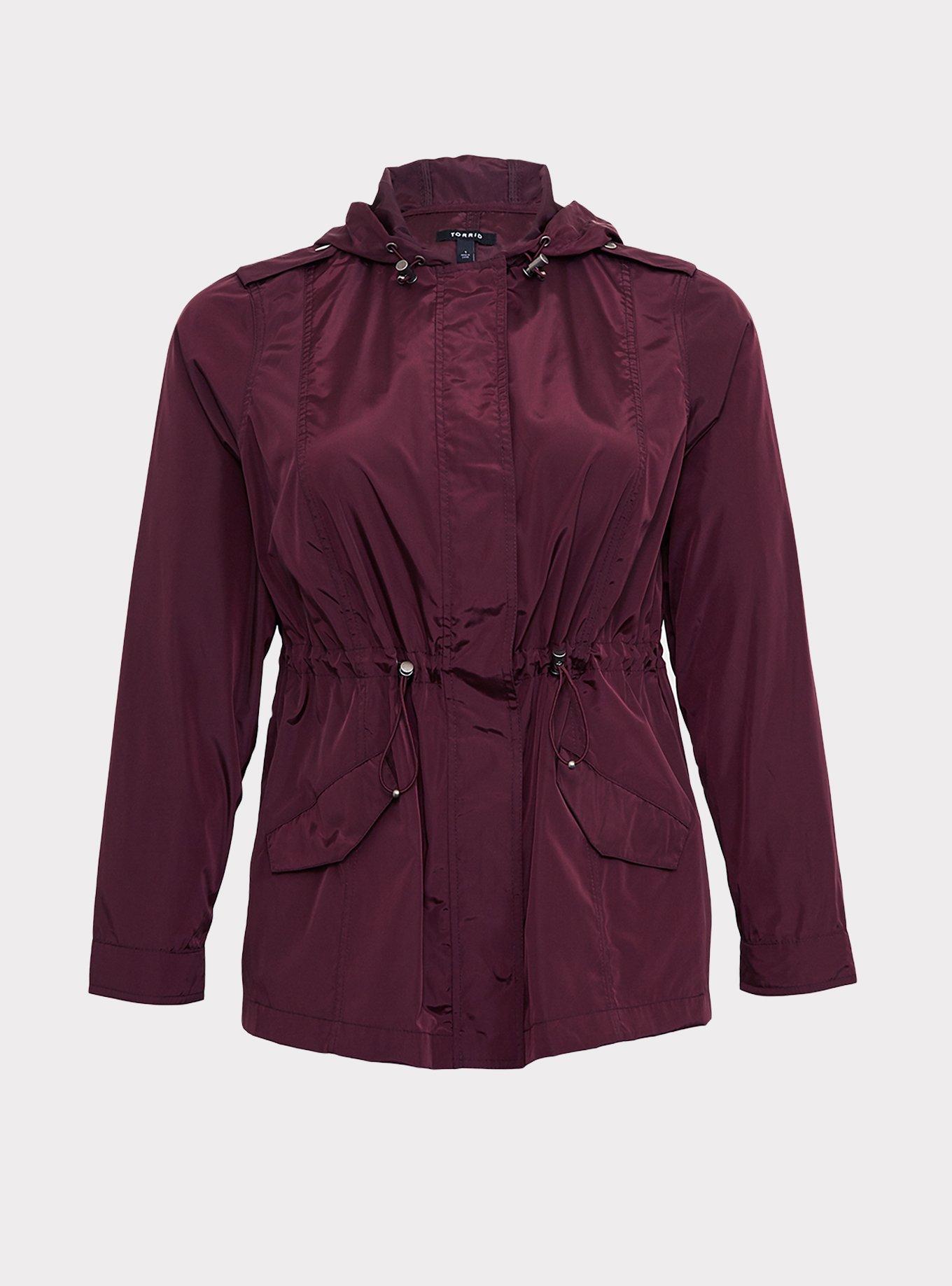 Plus Size - Nylon Rain Jacket - Torrid