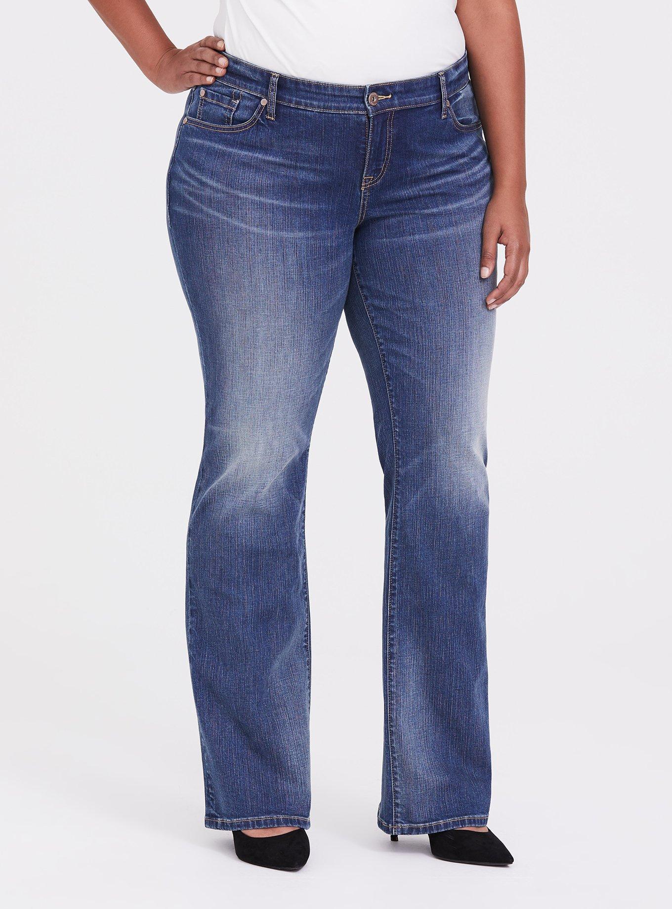 Plus Size - Relaxed Boot Jean - Vintage Stretch Medium Wash - Torrid