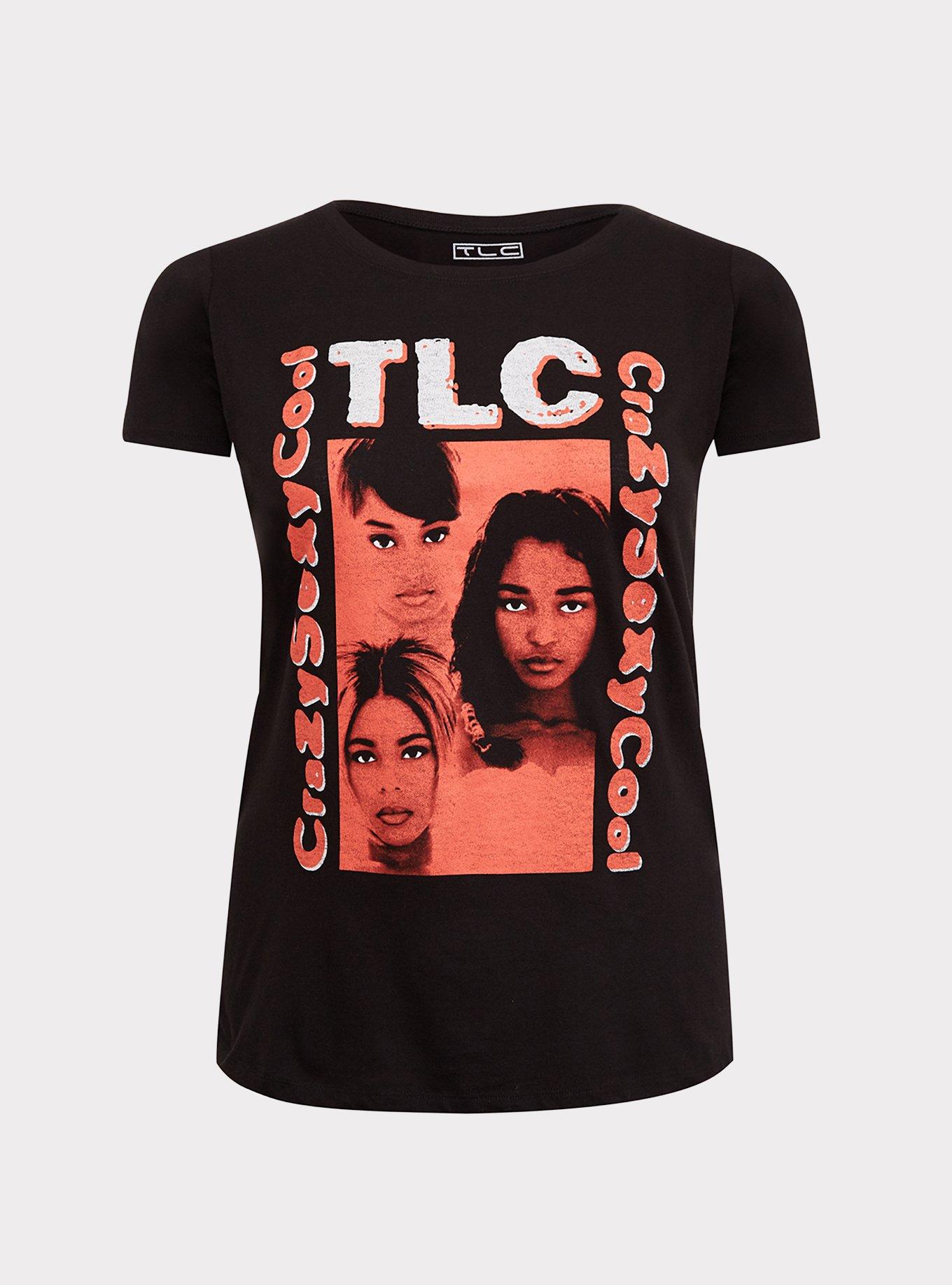 Plus Size - TLC Black Crew Tee - Torrid