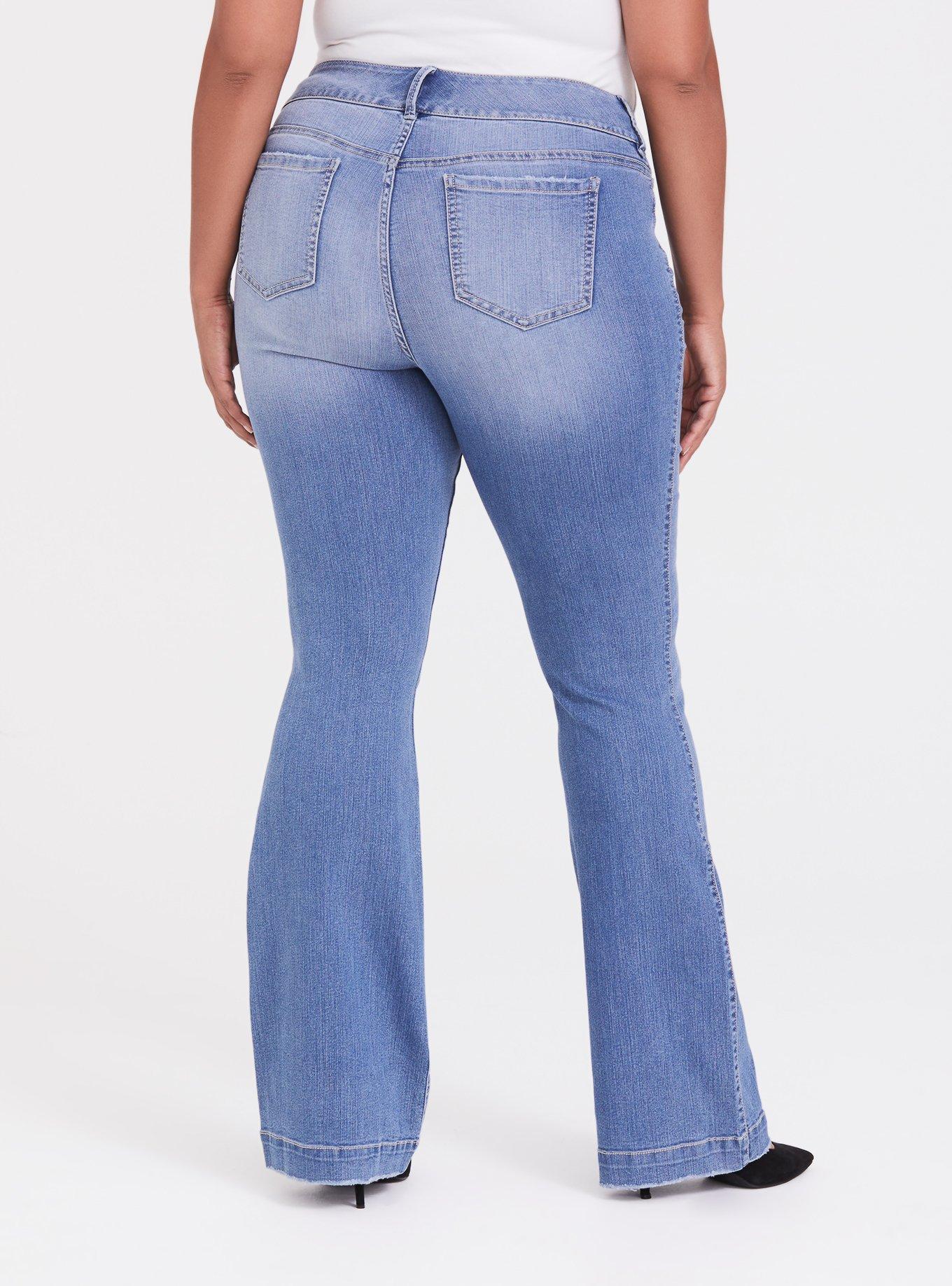 Plus Size - Flare Jegging - Vintage Stretch Light Wash - Torrid