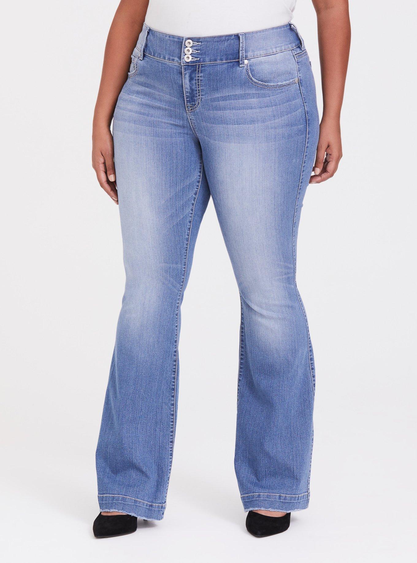 Plus Size - Flare Jegging - Vintage Stretch Light Wash - Torrid