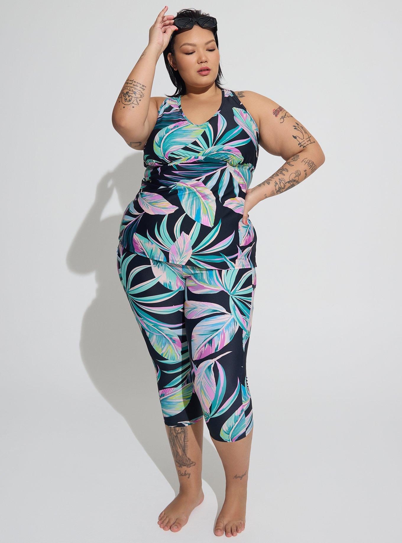 Plus Size - Wireless Racerback Tankini - Torrid