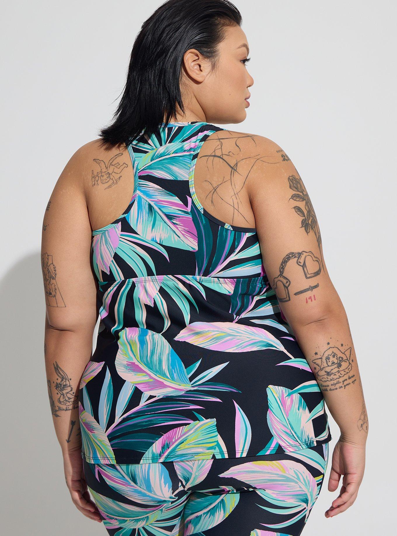 Plus Size - Wireless Racerback Tankini - Torrid