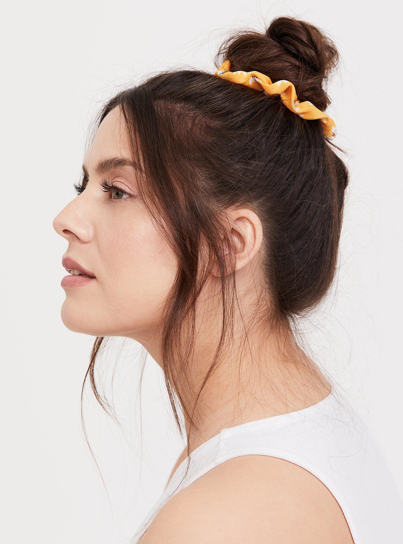 Plus Size - Floral & Snakeskin Print Hair Tie Pack - Pack of 5 - Torrid