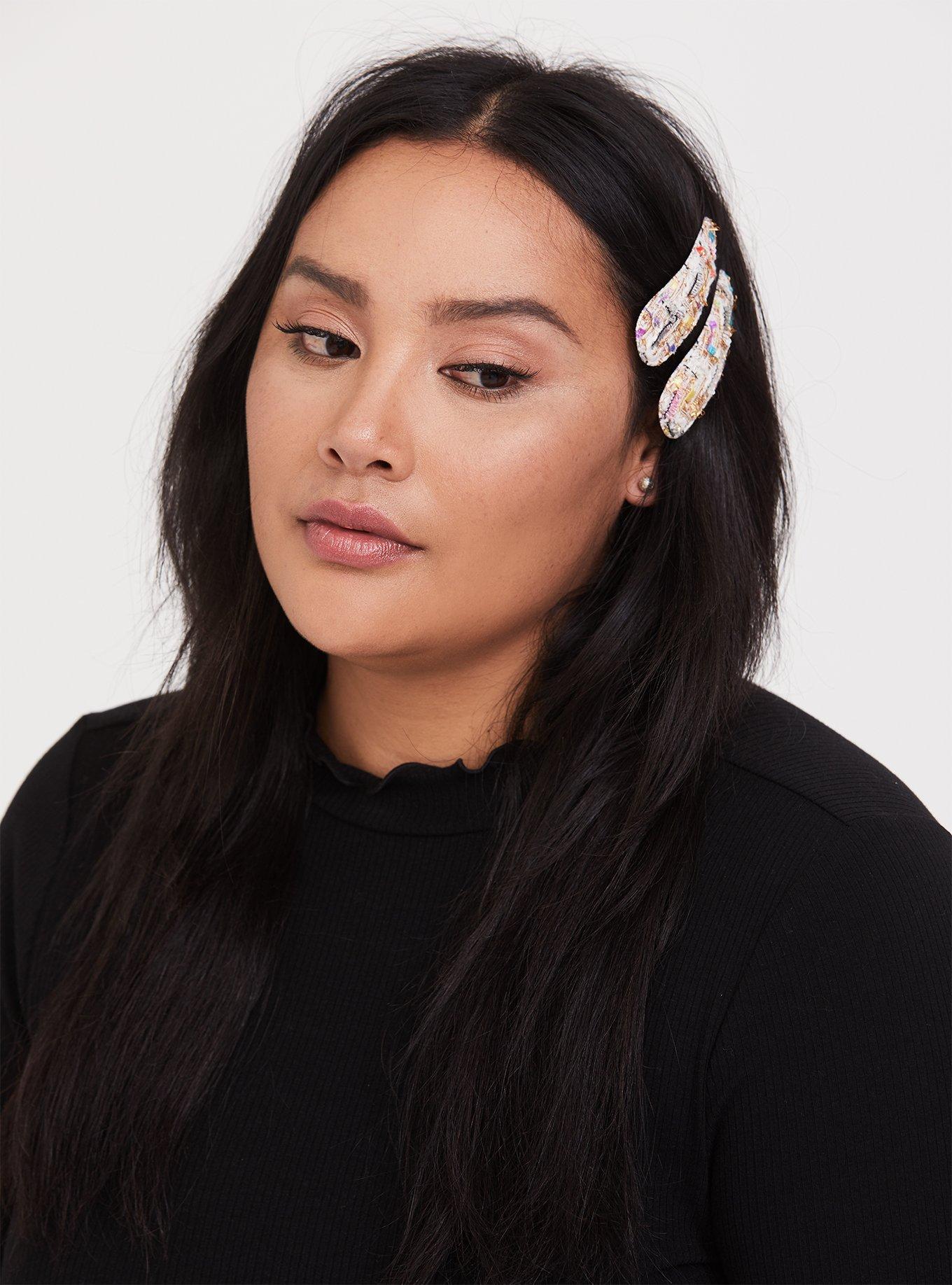 Plus Size - Multi Oversized Hair Clip Set - Set of 2 - Torrid