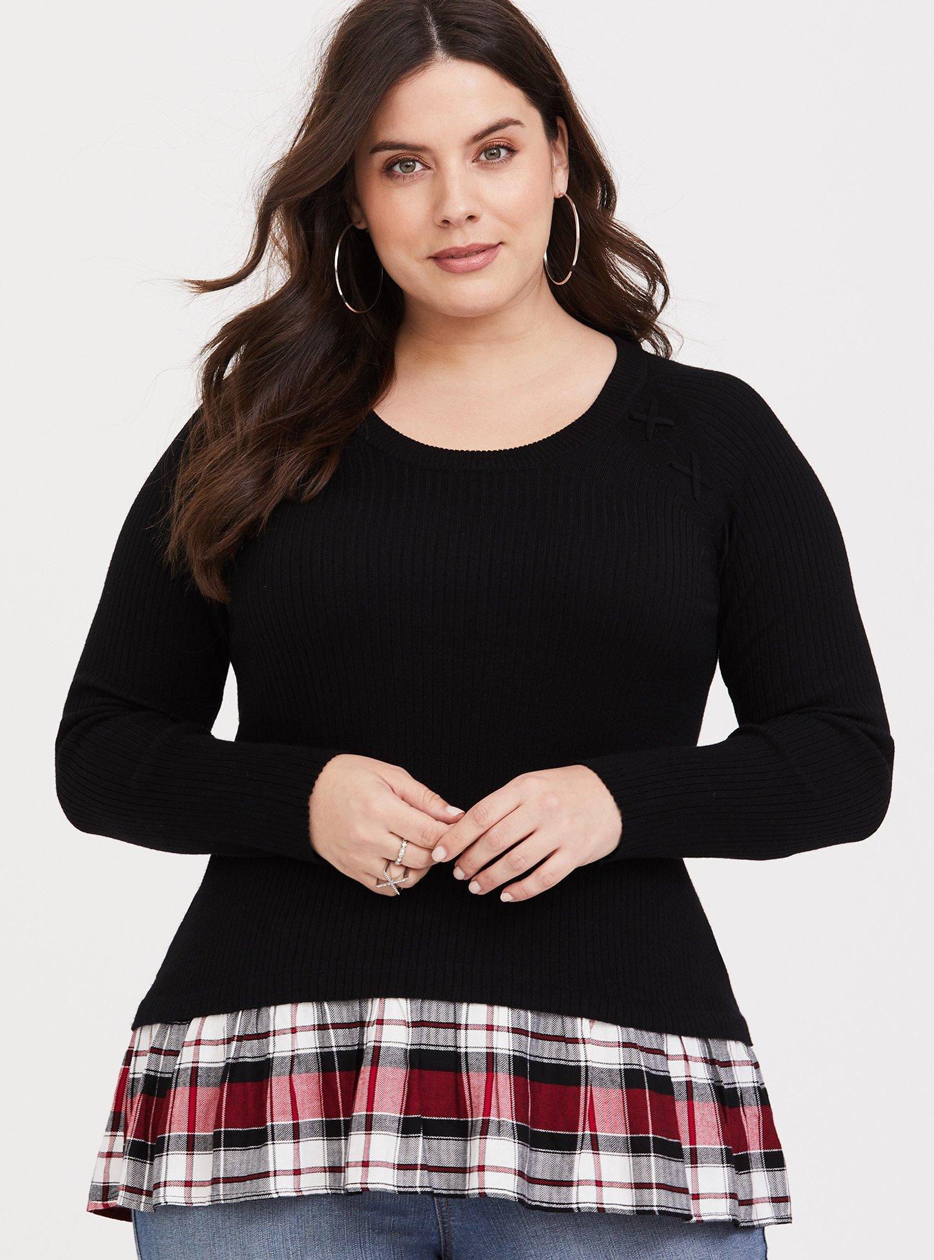 Plus Size - Ribbed Pullover Sweater - Torrid