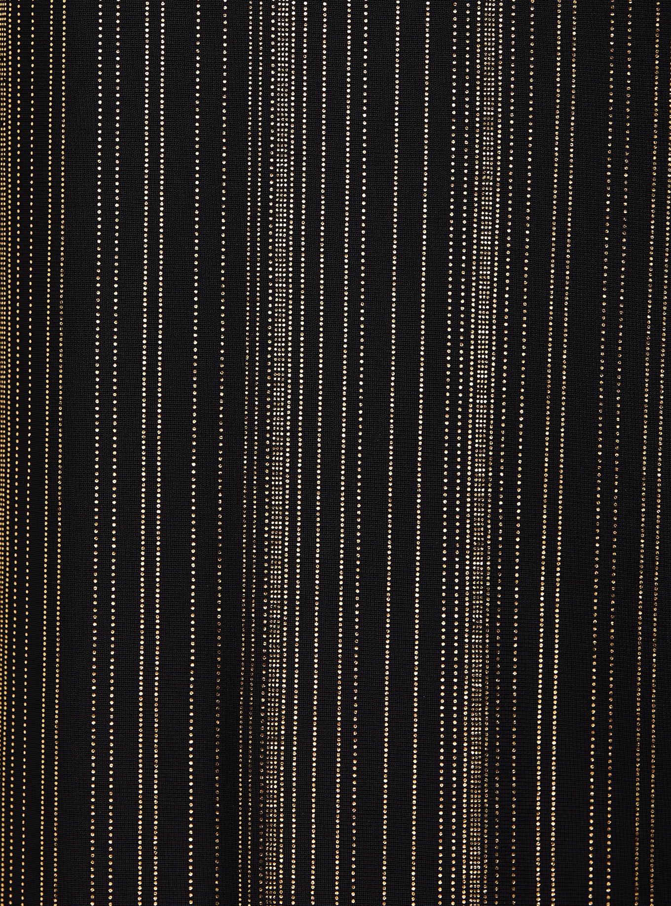 Plus Size - Black & Gold Stripe Goddess Tunic - Torrid