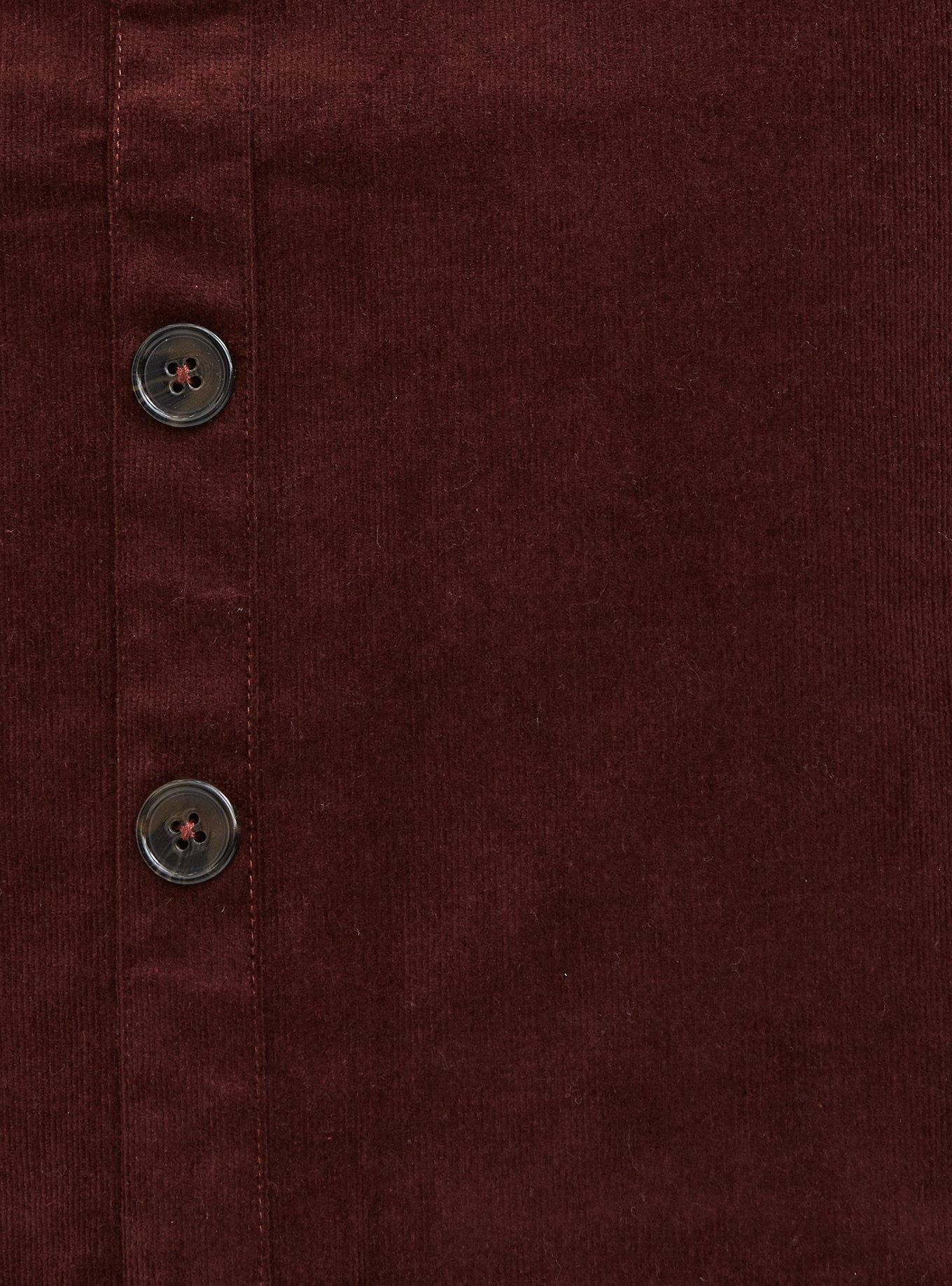 Plus Size - Mini Corduroy Button-Front Skirt - Torrid