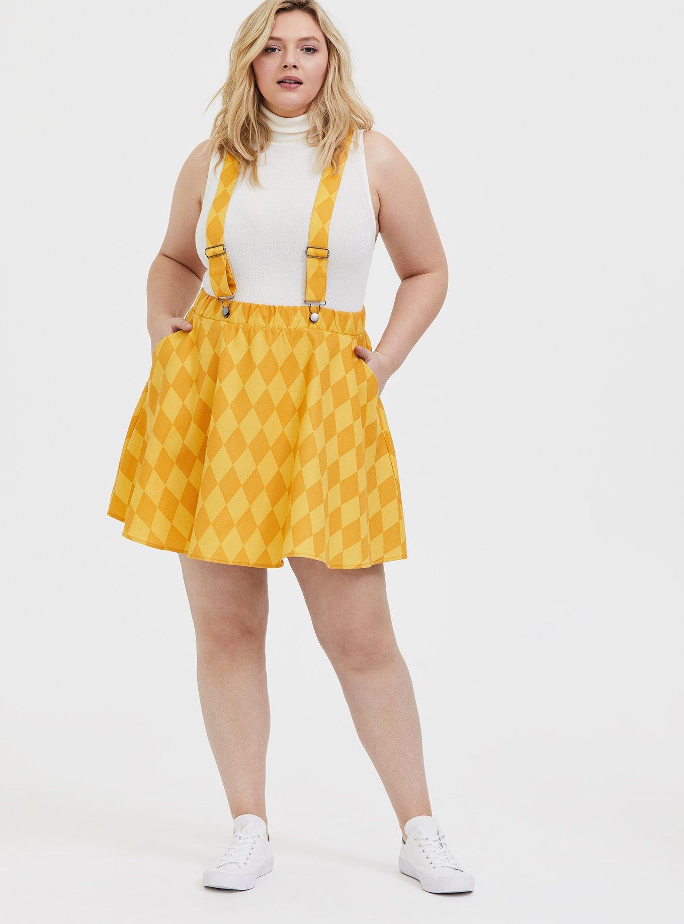 Plus Size - Her Universe DC Comics Birds of Prey Harley Quinn Yellow ...