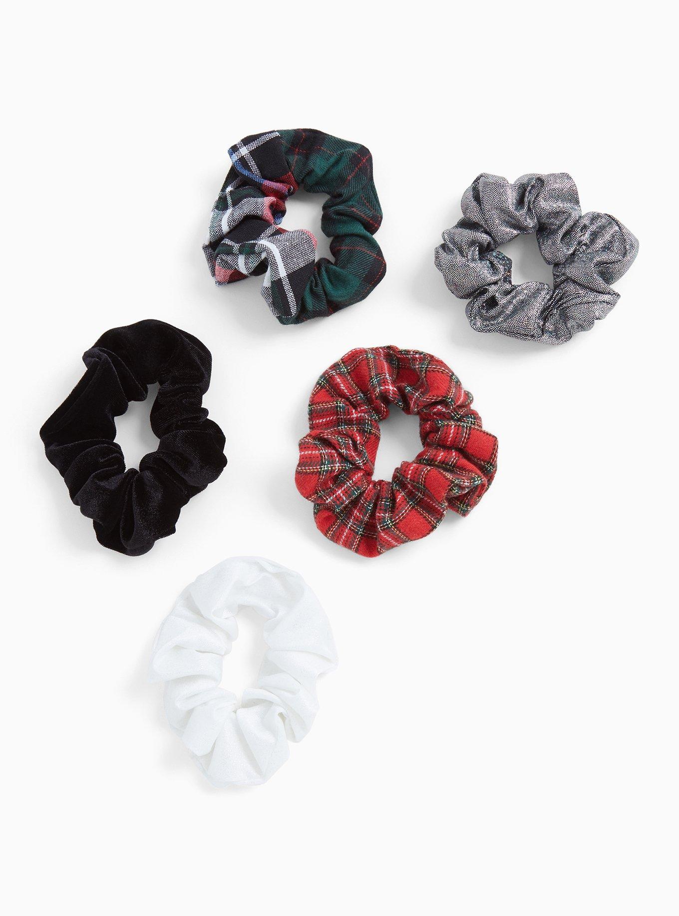 Plus Size - Plaid Hair Tie Pack - Pack of 5 - Torrid