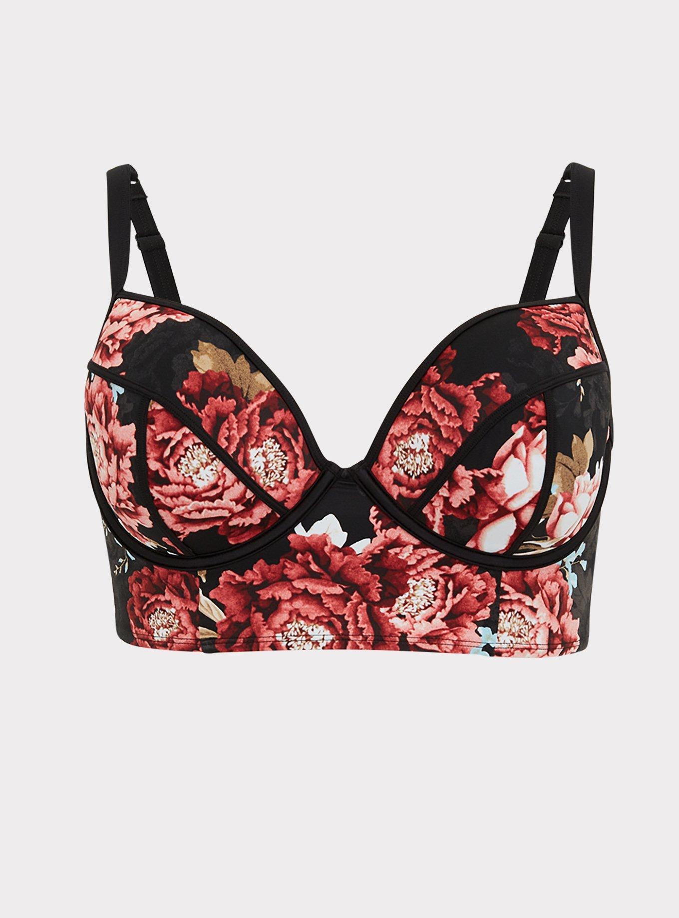 Plus Size - Underwire Cut And Sew Bikini Top - Torrid