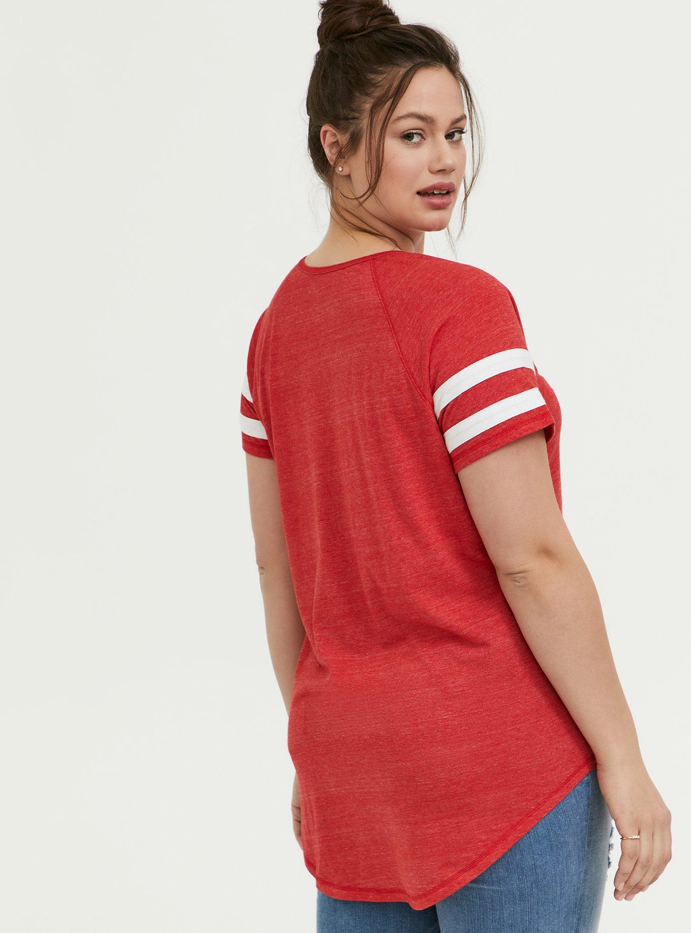 Plus Size - MLB St. Louis Cardinals Red Triblend Tee - Torrid