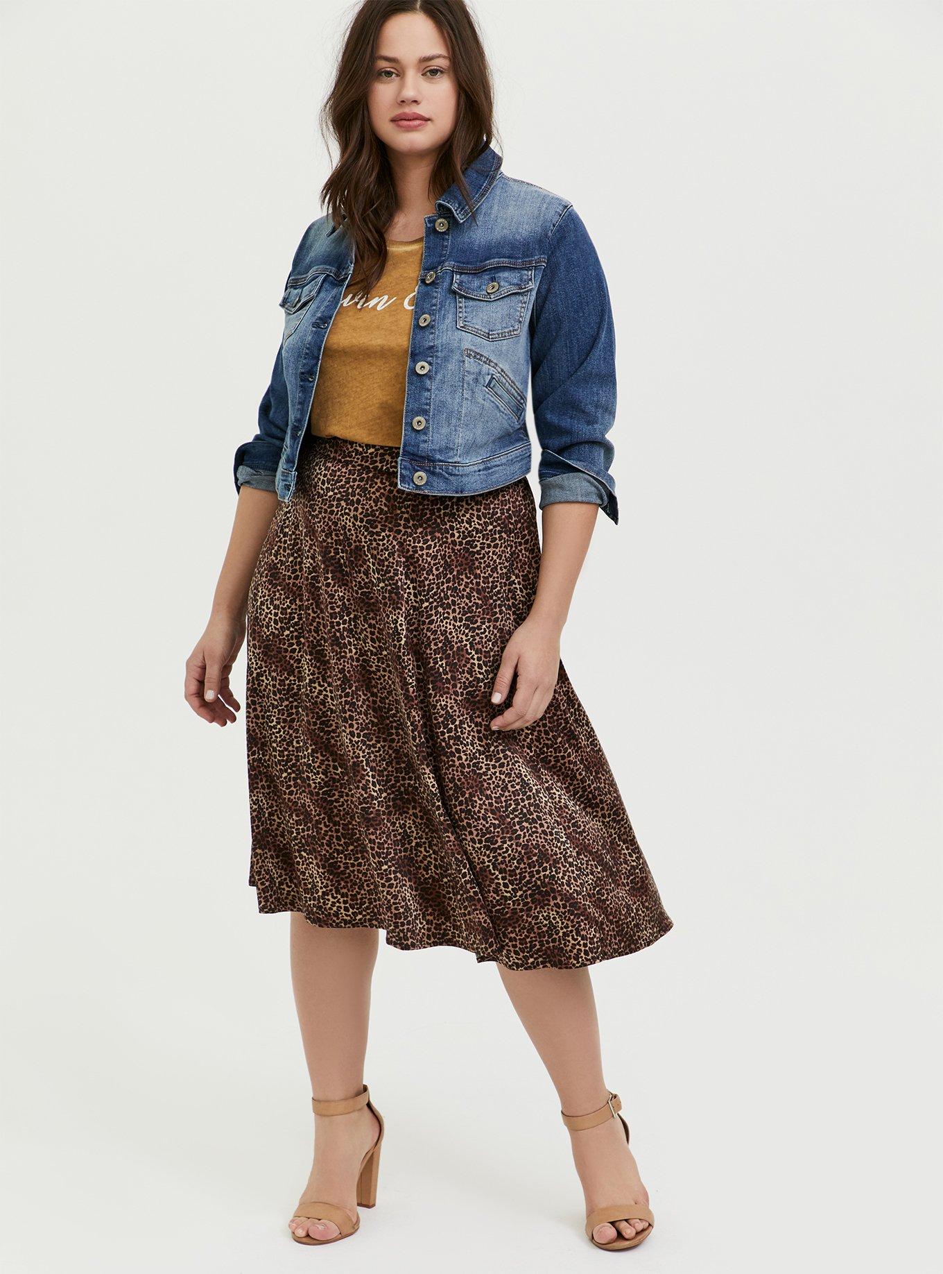 Plus Size - Crop Denim Jacket - Medium Wash - Torrid