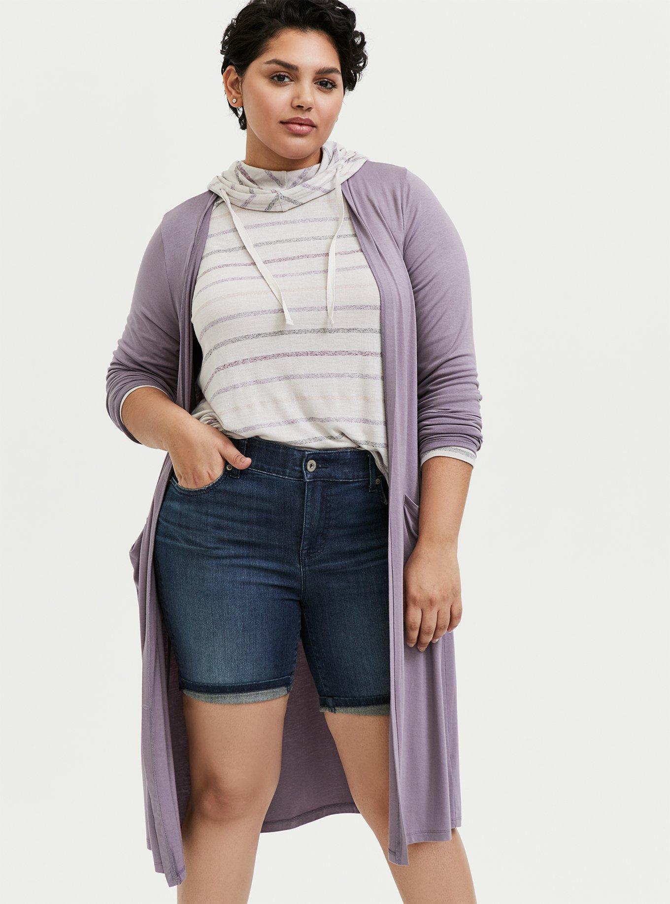 Plus Size - Super Soft Duster Open Front - Torrid