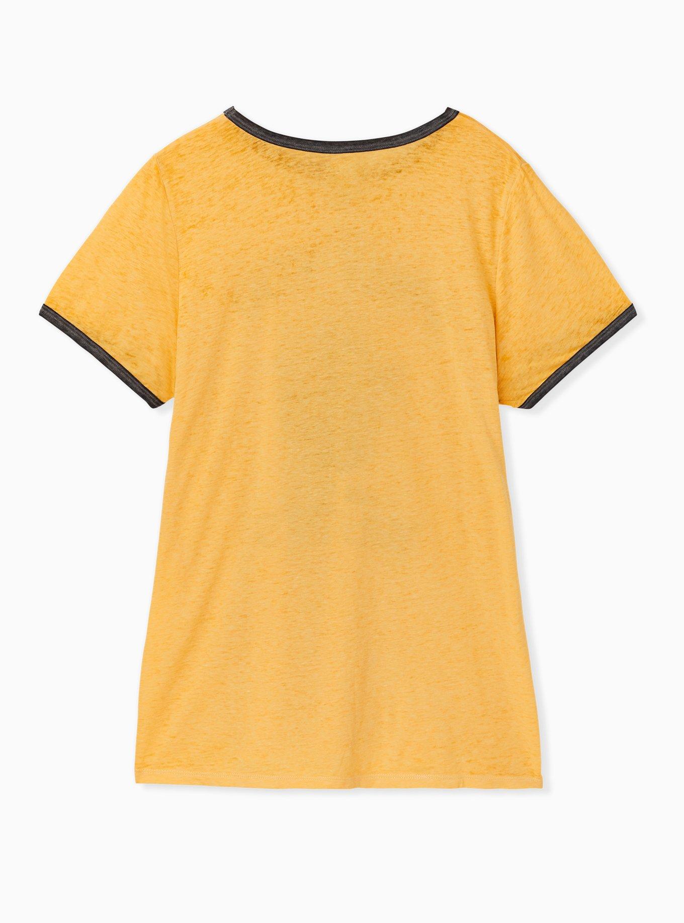 Plus Size - Smokey The Bear Yellow Ringer Tee - Torrid