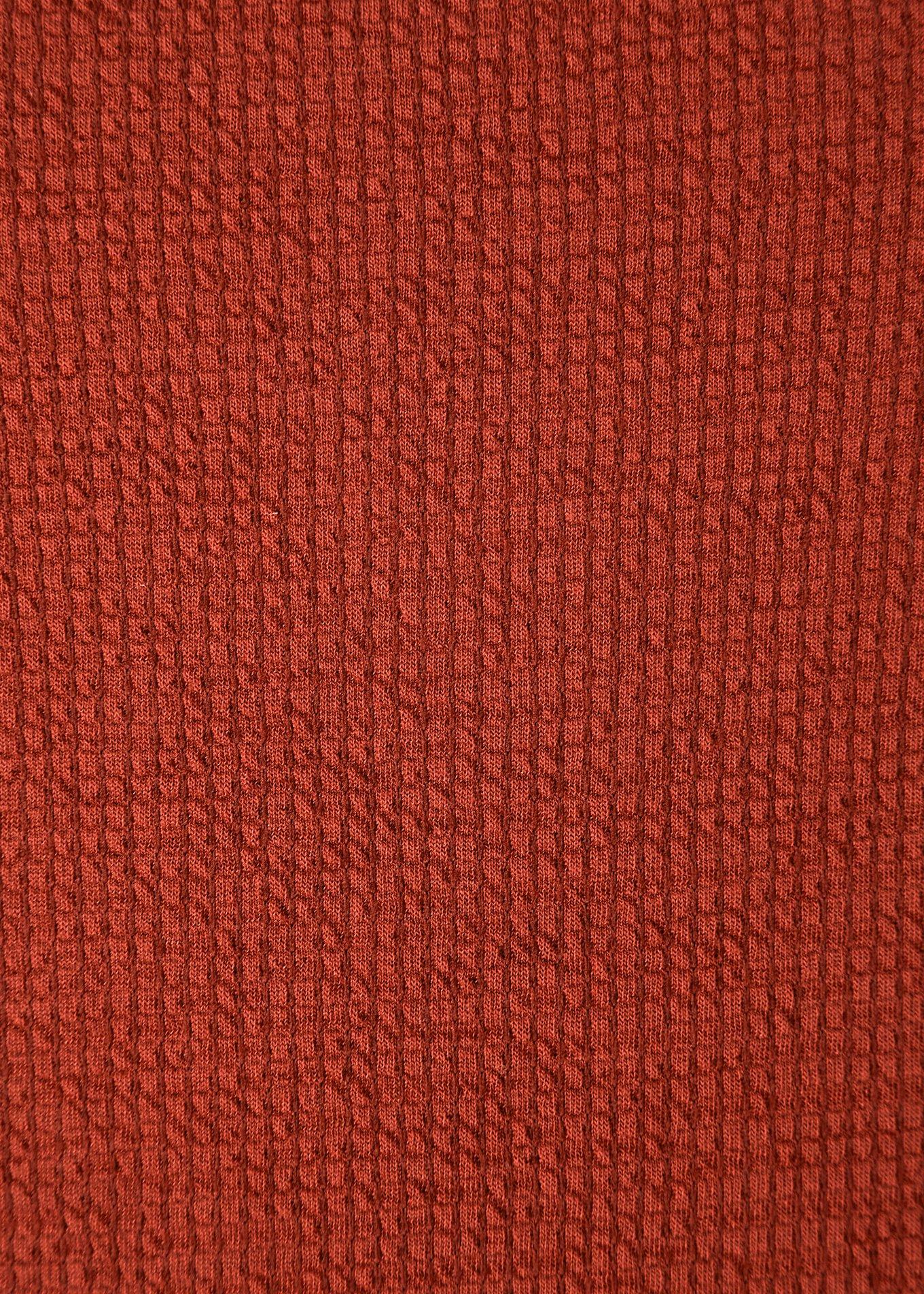 Plus Size - Brick Red Smocked Off Shoulder Bodycon Dress - Torrid