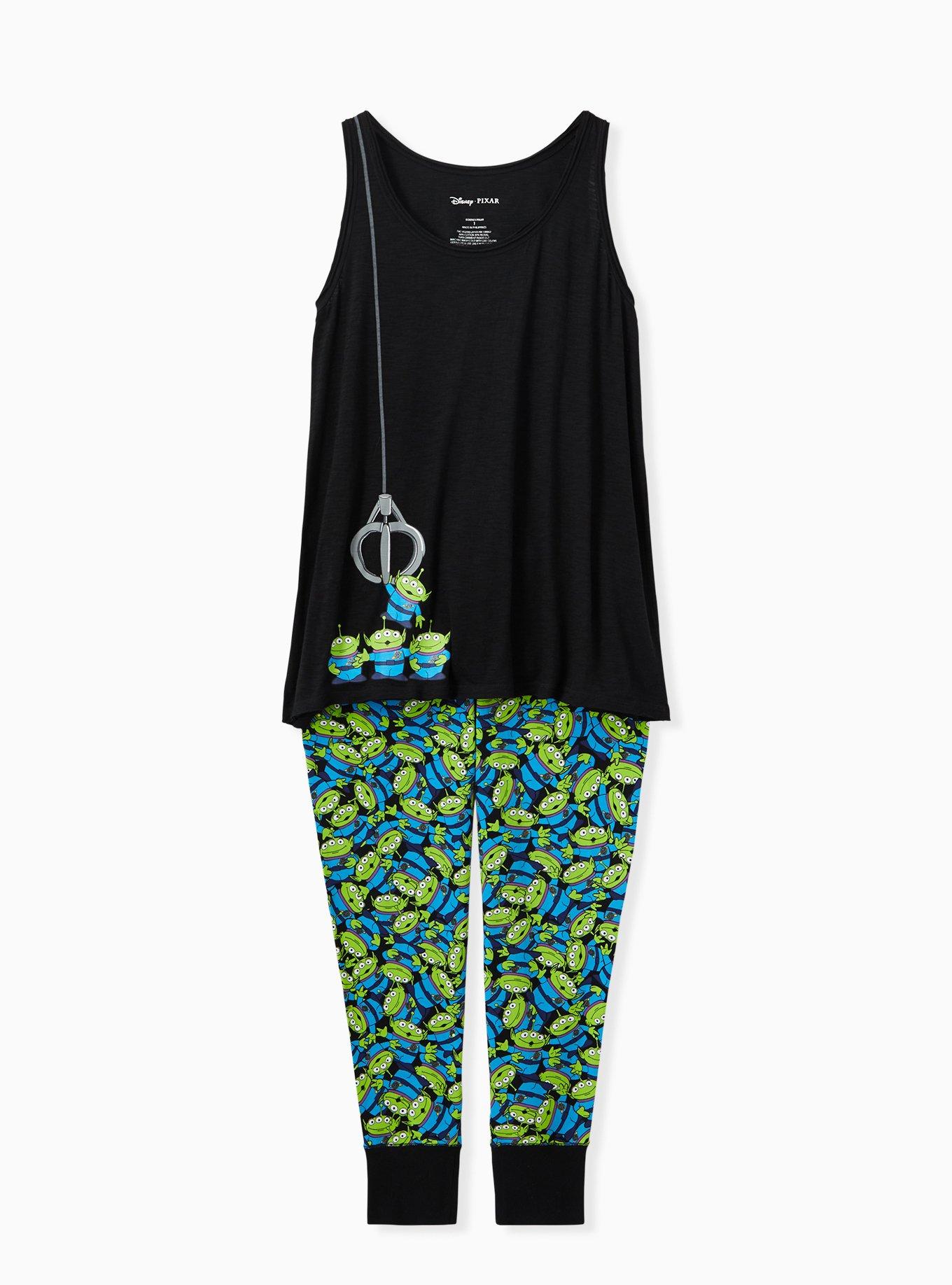 Plus Size - Disney Pixar Toy Story Alien & Claw Black Sleep Tank - Torrid