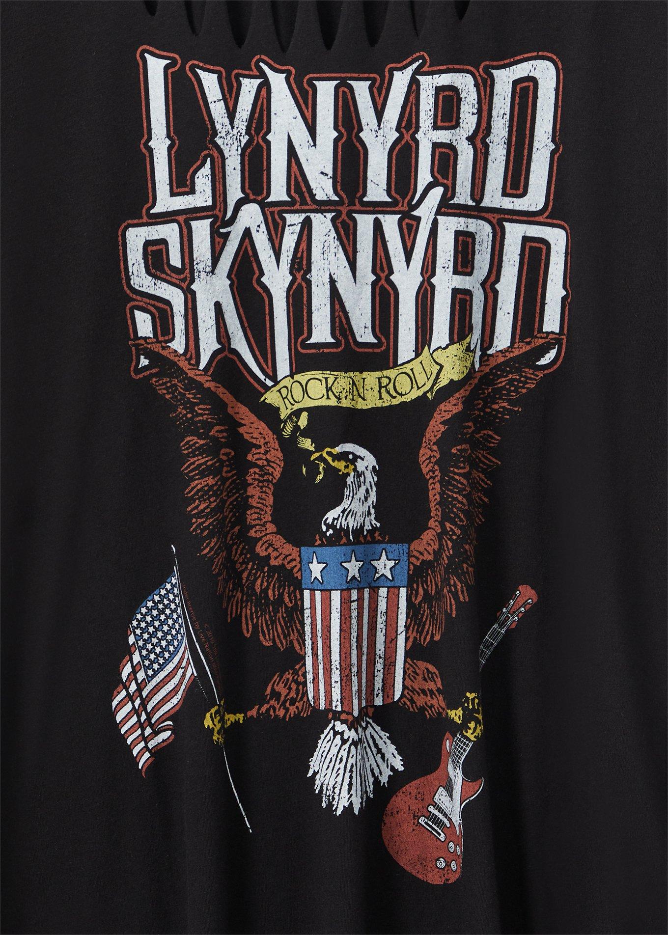 Plus Size - Lynyrd Skynyrd Black Slashed Tee - Torrid