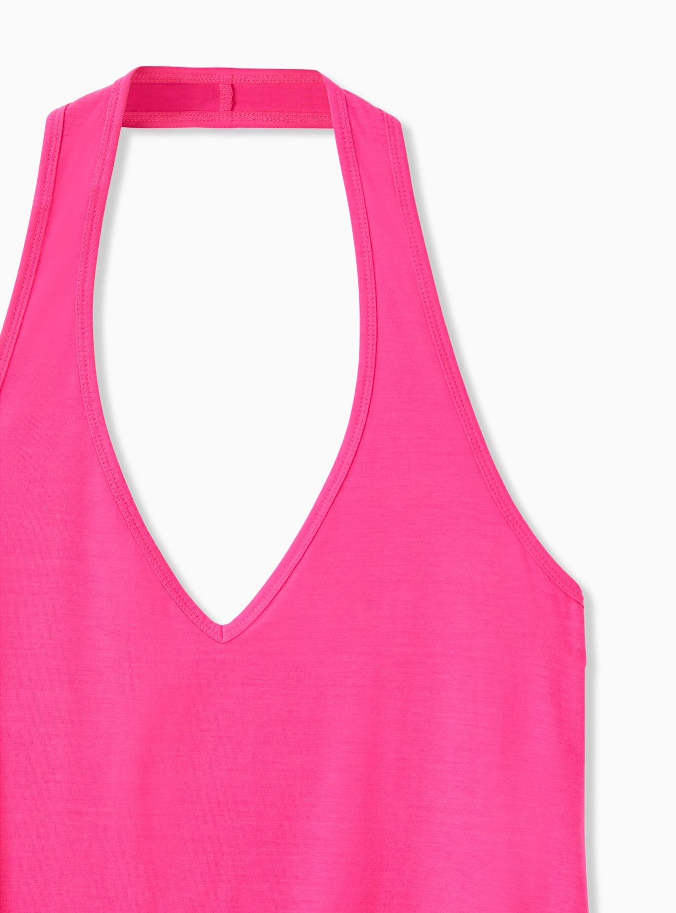 Plus Size - Neon Pink Halter Top - Torrid