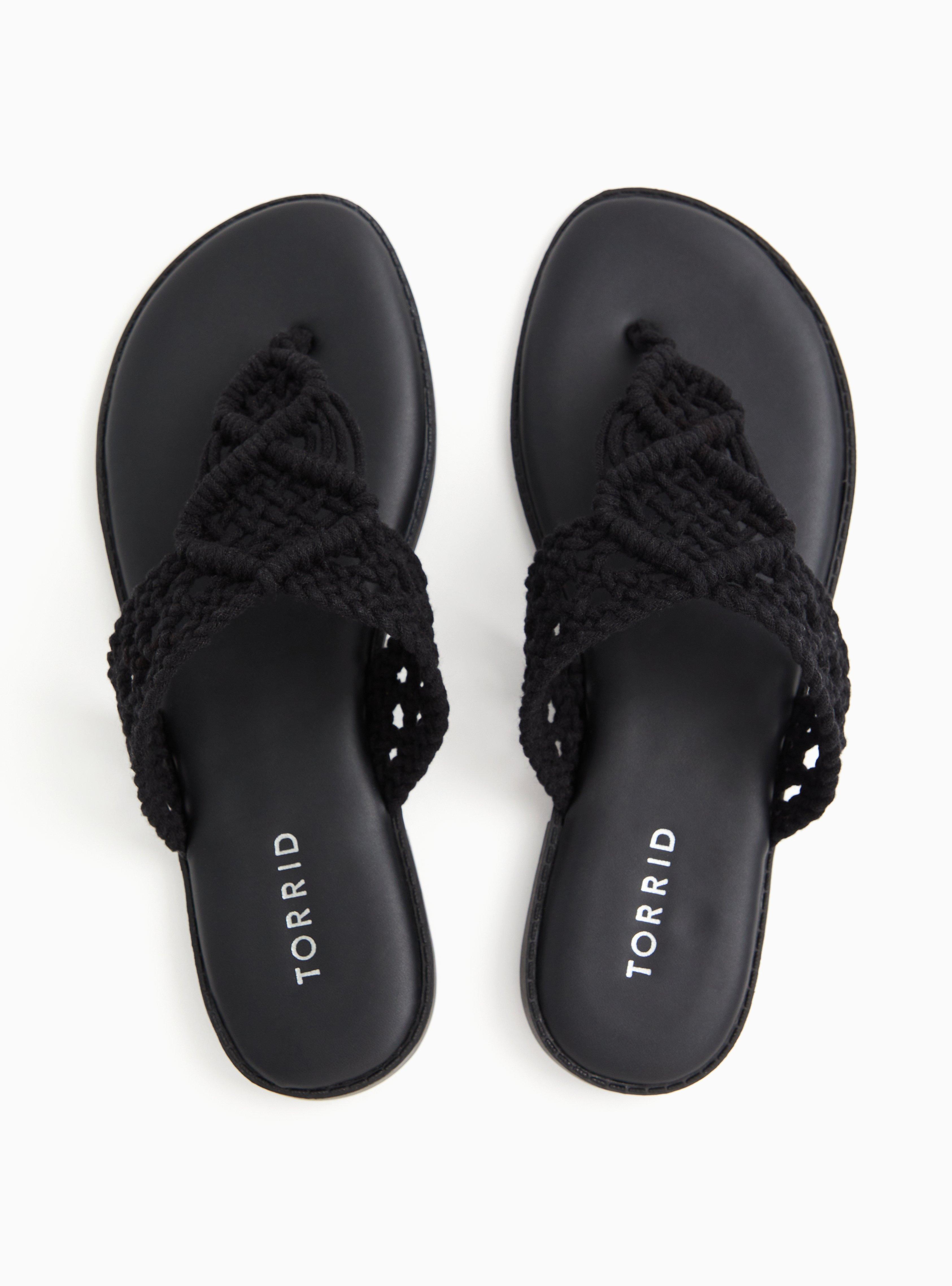 Plus Size - Macrame Sandal (WW) - Torrid