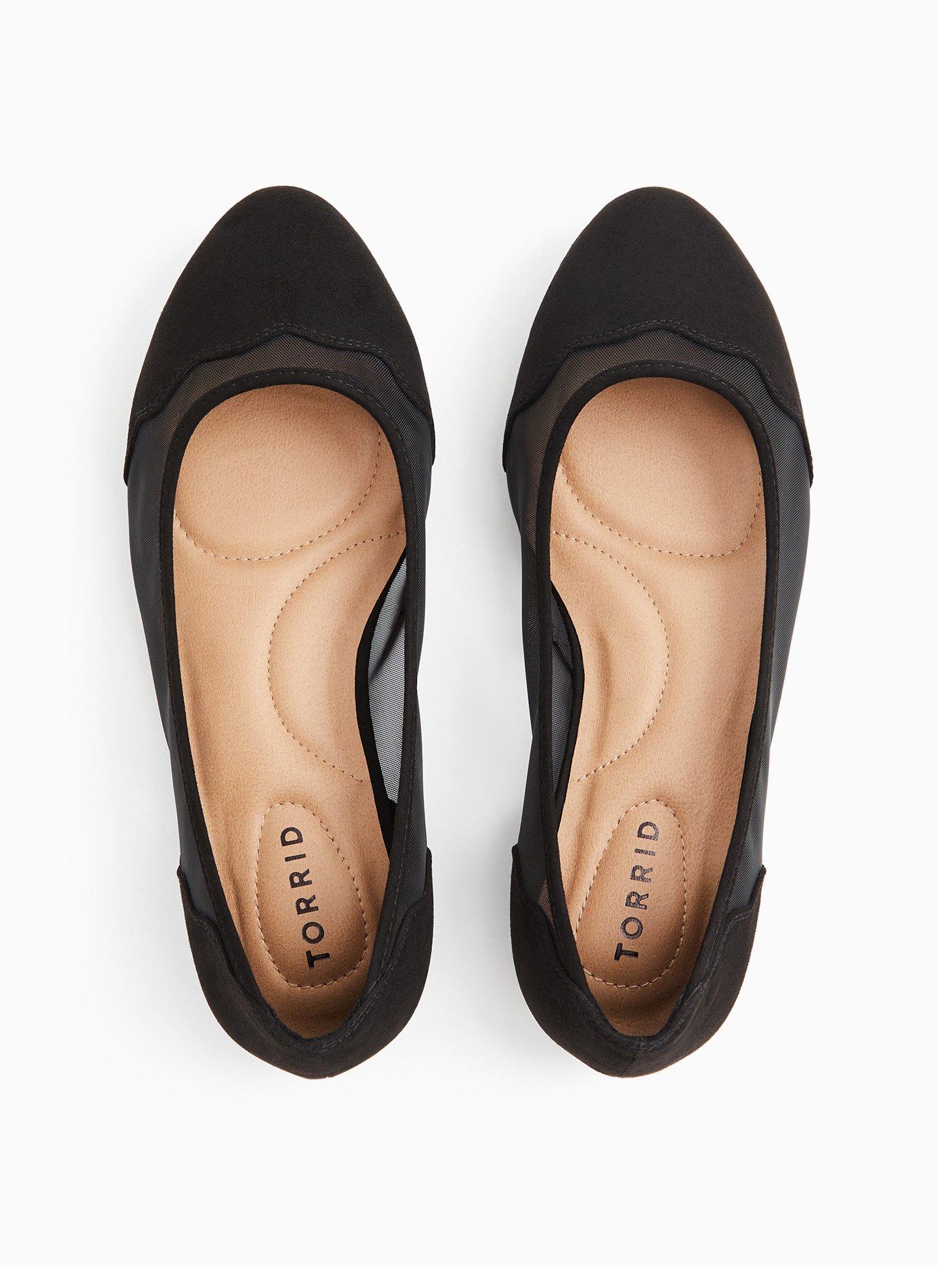 Plus Size - Mesh Scalloped Flat (WW) - Torrid