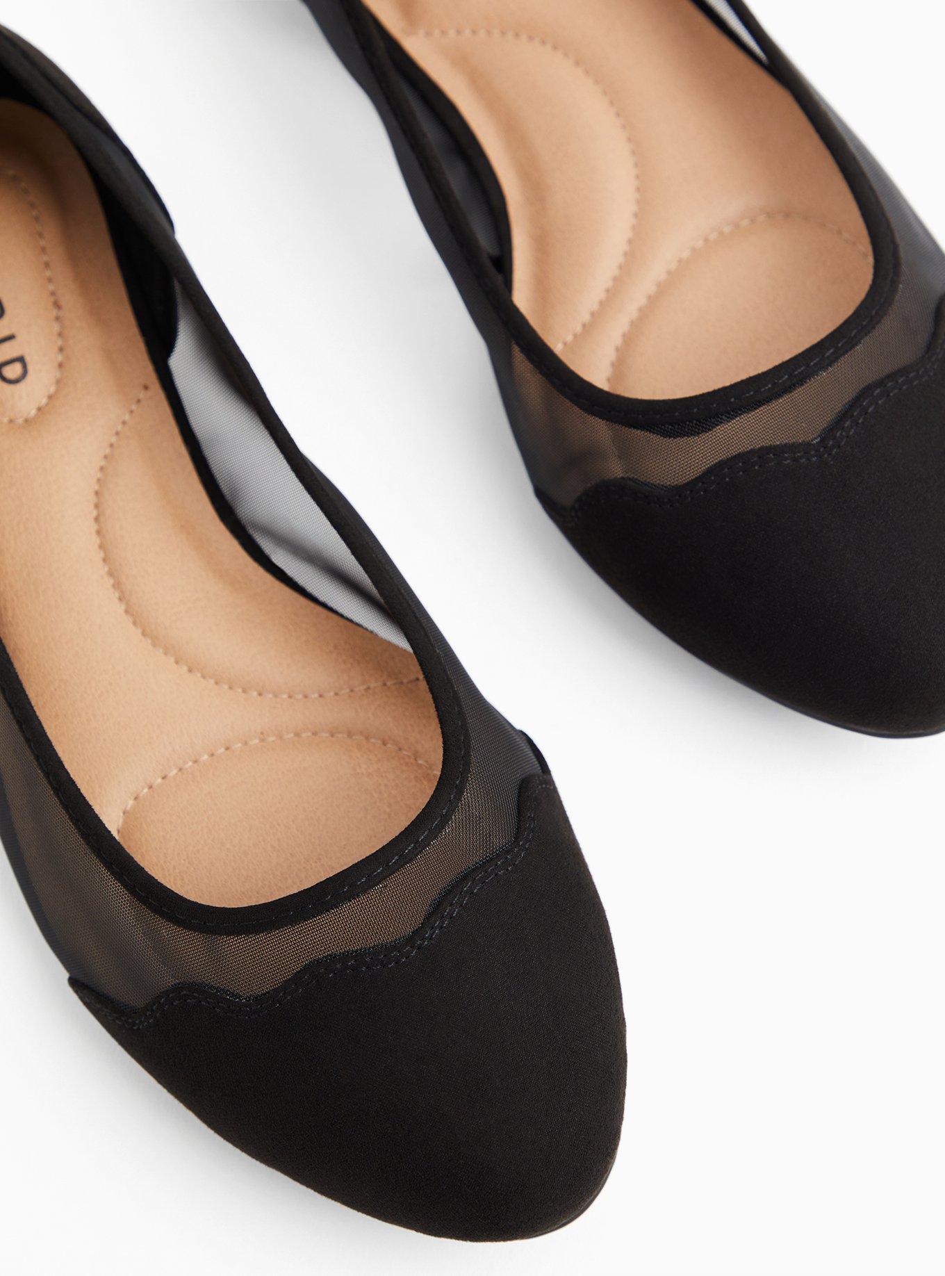 Plus Size - Mesh Scalloped Flat (WW) - Torrid