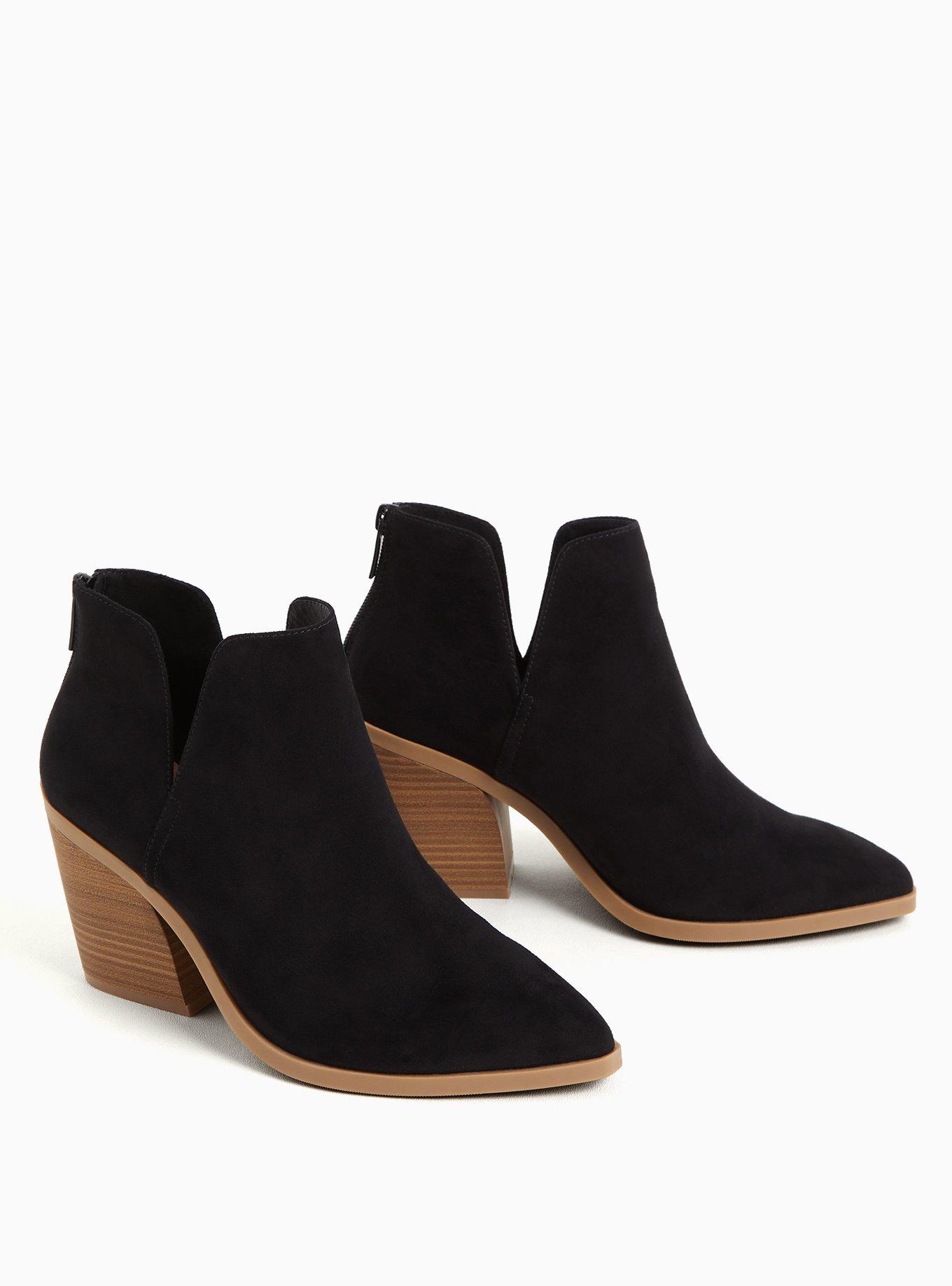 Plus Size - Pointed Toe V-Cut Bootie (WW) - Torrid