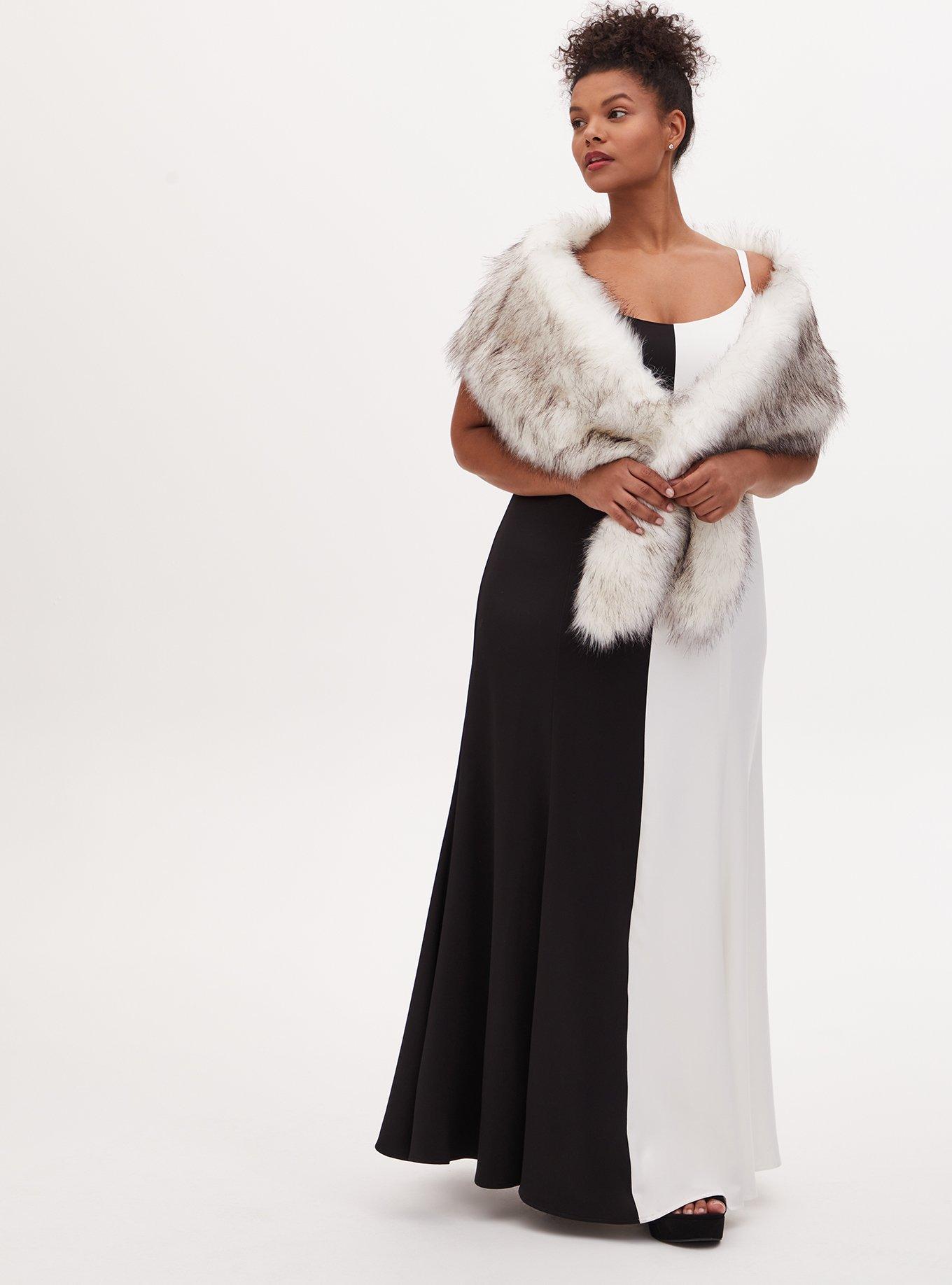 Plus Size - Disney 101 Dalmatians Cruella Special Occasion Ivory Faux ...